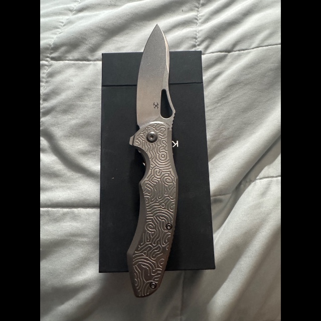 Bladebinge - Kansept Knives Djinn Designs Echis Titanium