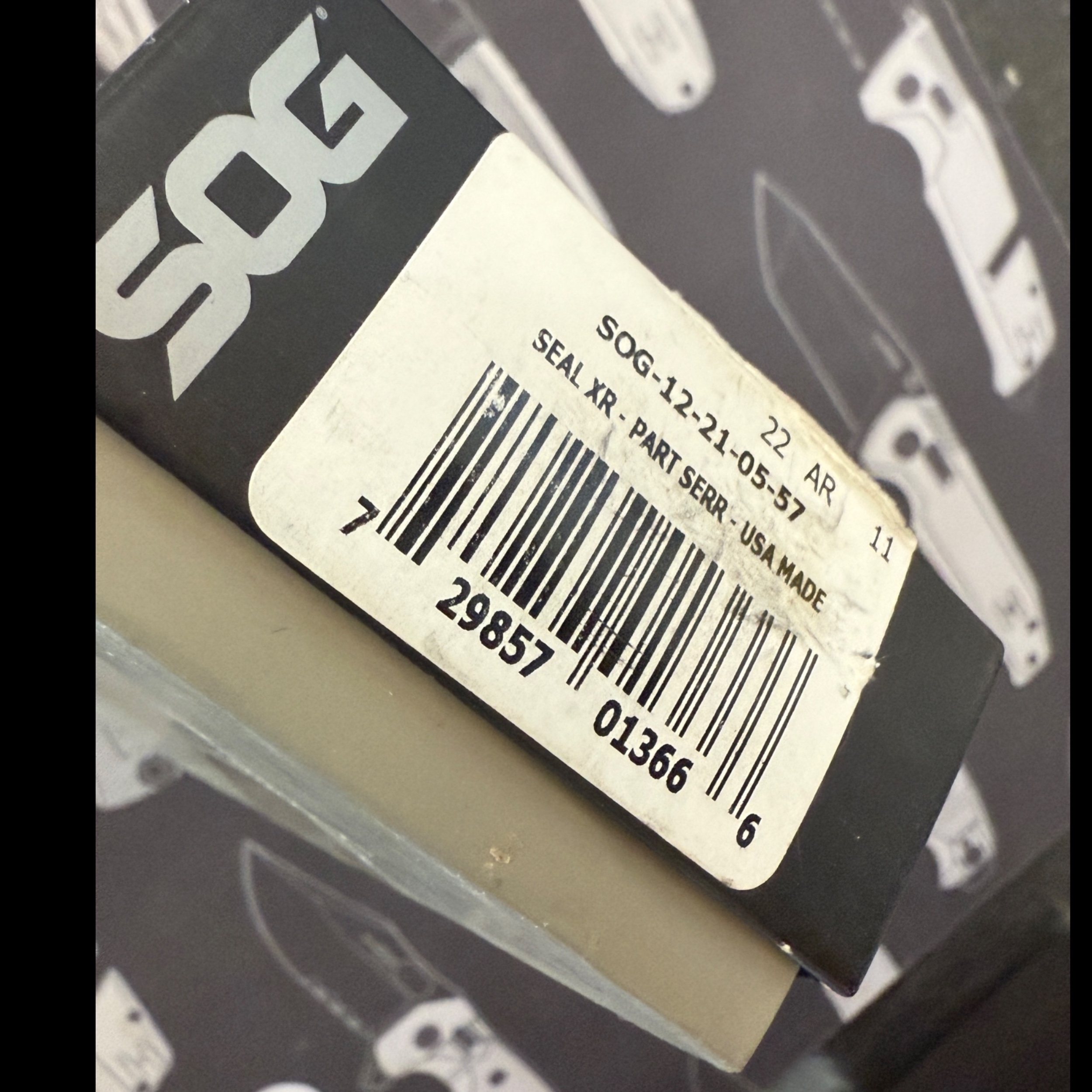 Bladebinge - Brand New SOG Seal XR (Unopened Box)