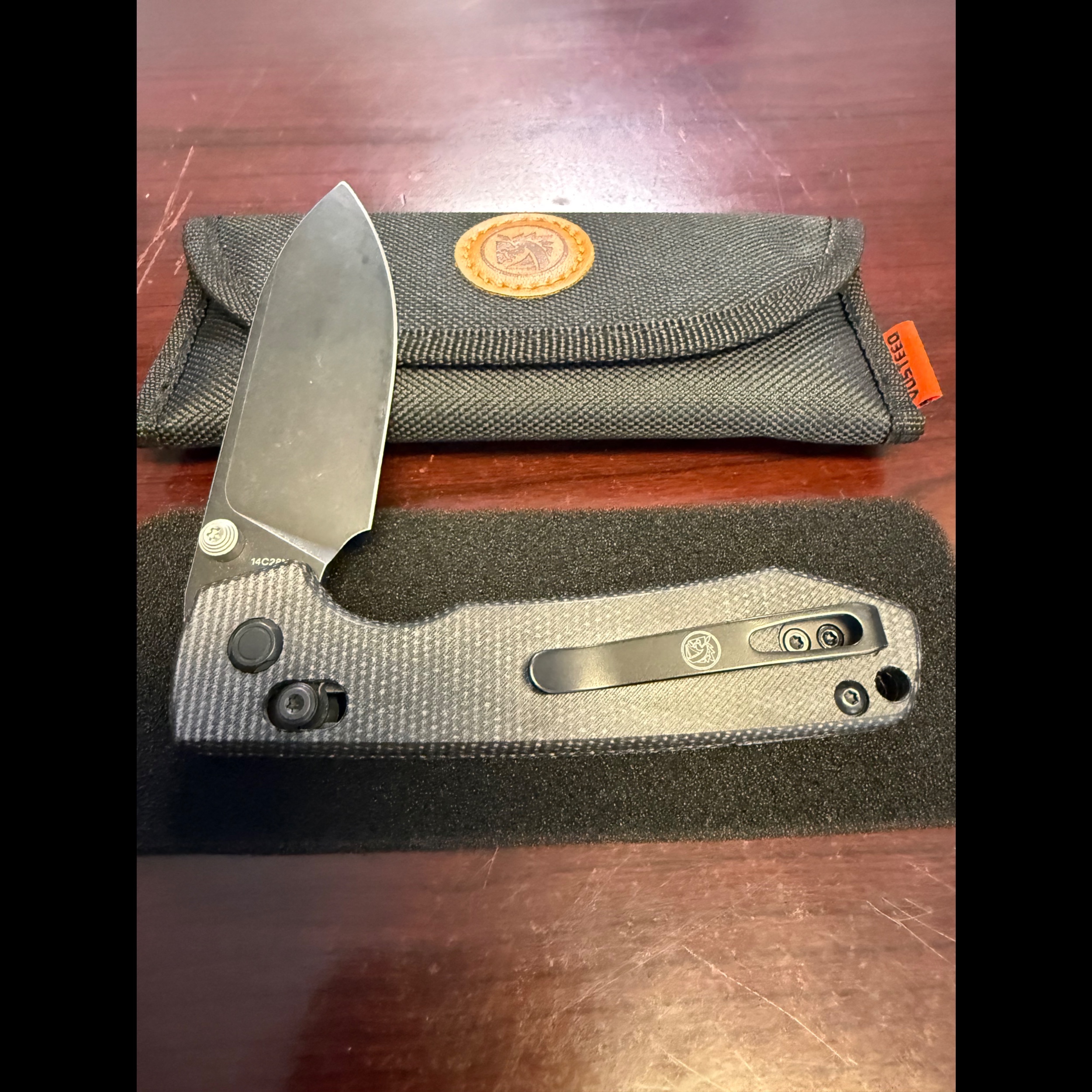 Bladebinge - vosteed Raccoon® - Crossbar Lock knife (3.25" 14C28N Blade ...