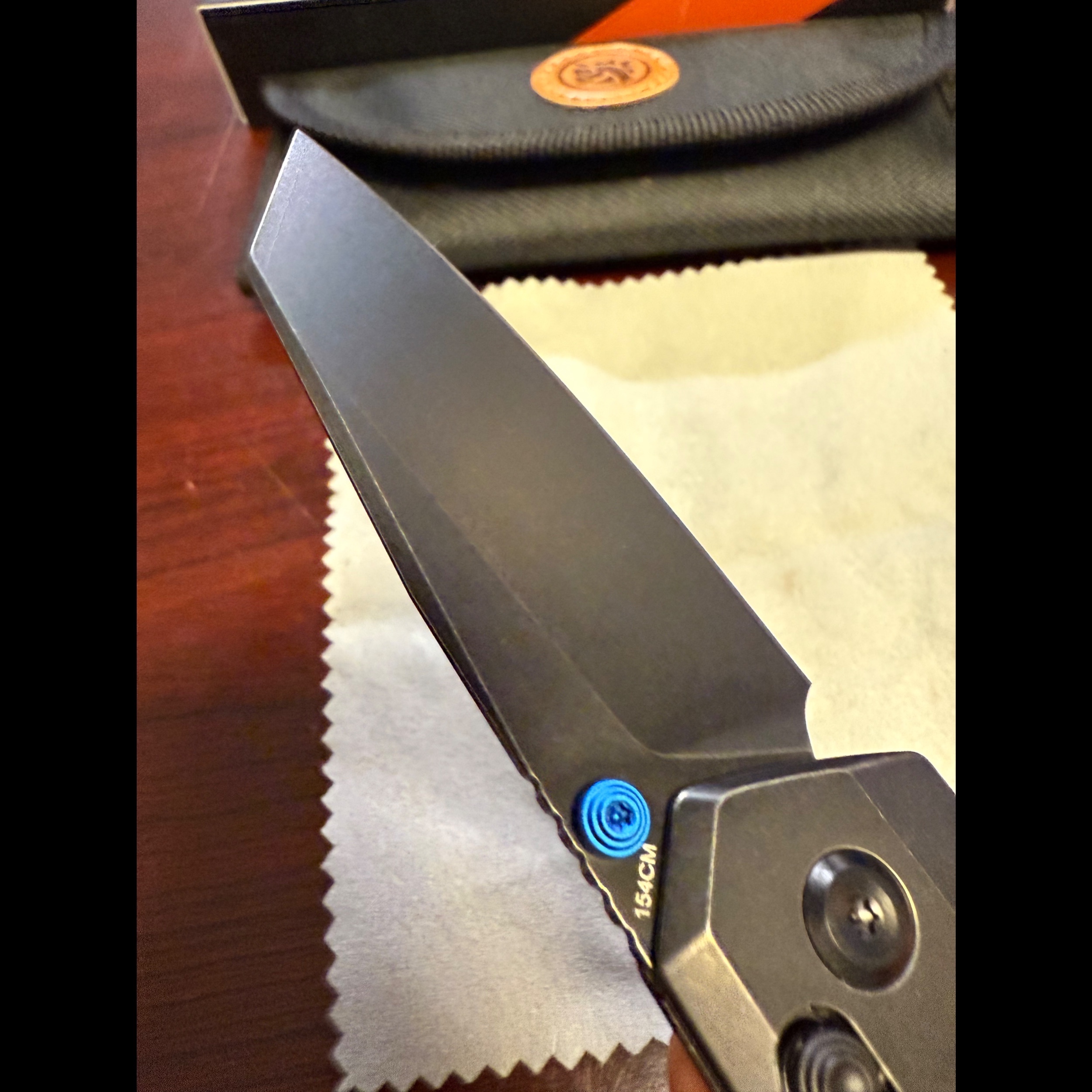 Bladebinge - Vosteed Parallel Crossbar Lock Knife Black Titanium (3 ...