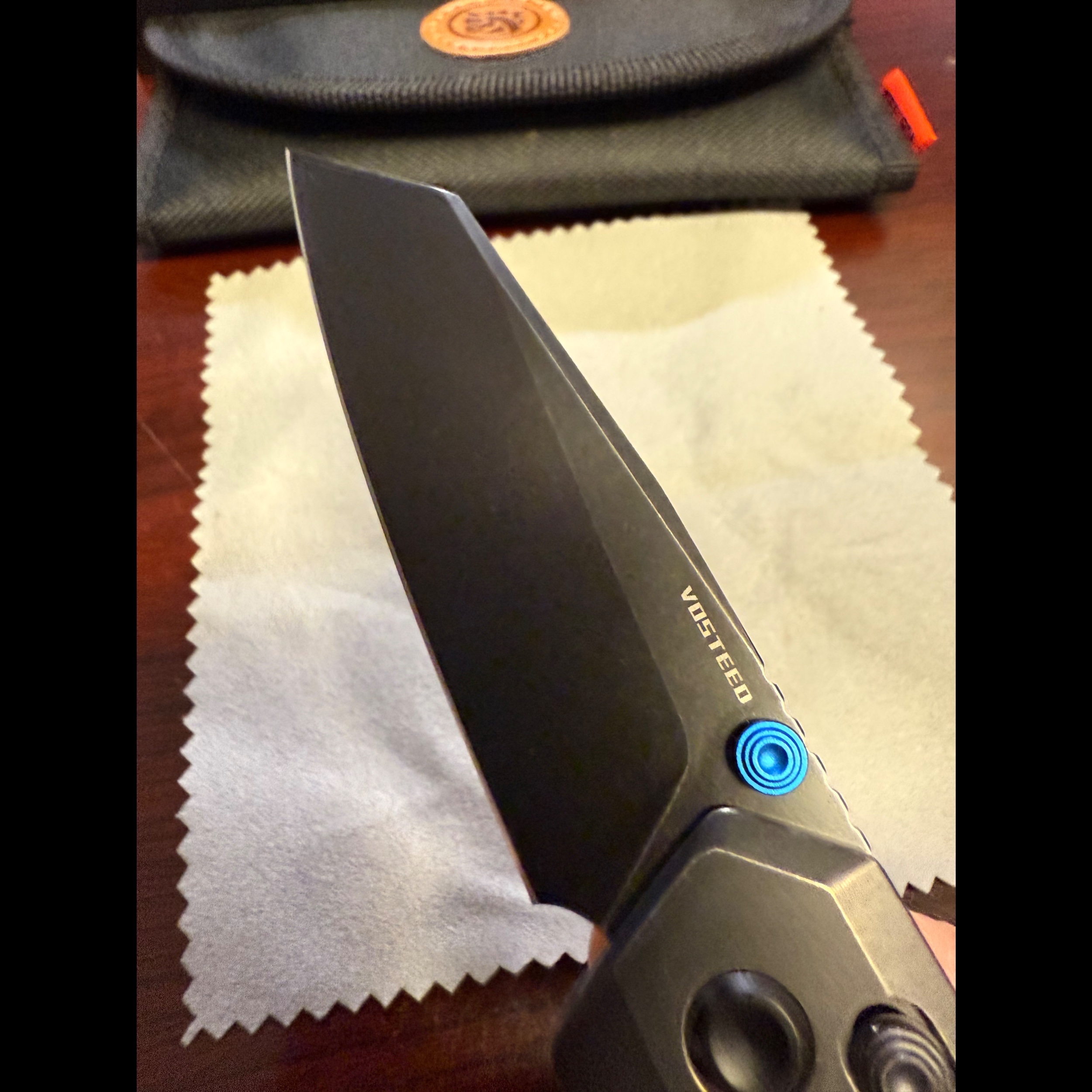 Bladebinge - Vosteed Parallel Crossbar Lock Knife Black Titanium (3 ...