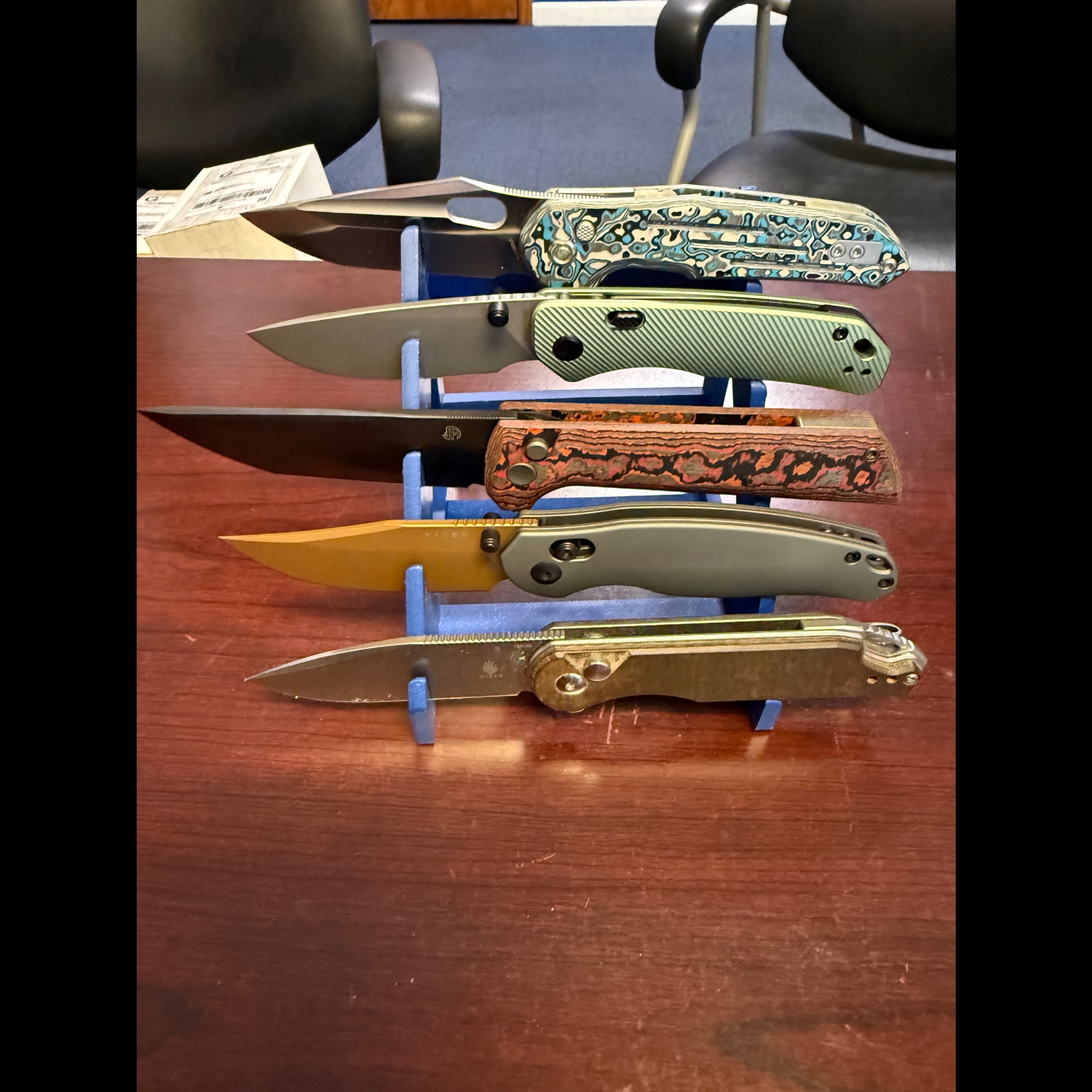 Bladebinge - Custom 5 knife stand 3D printed