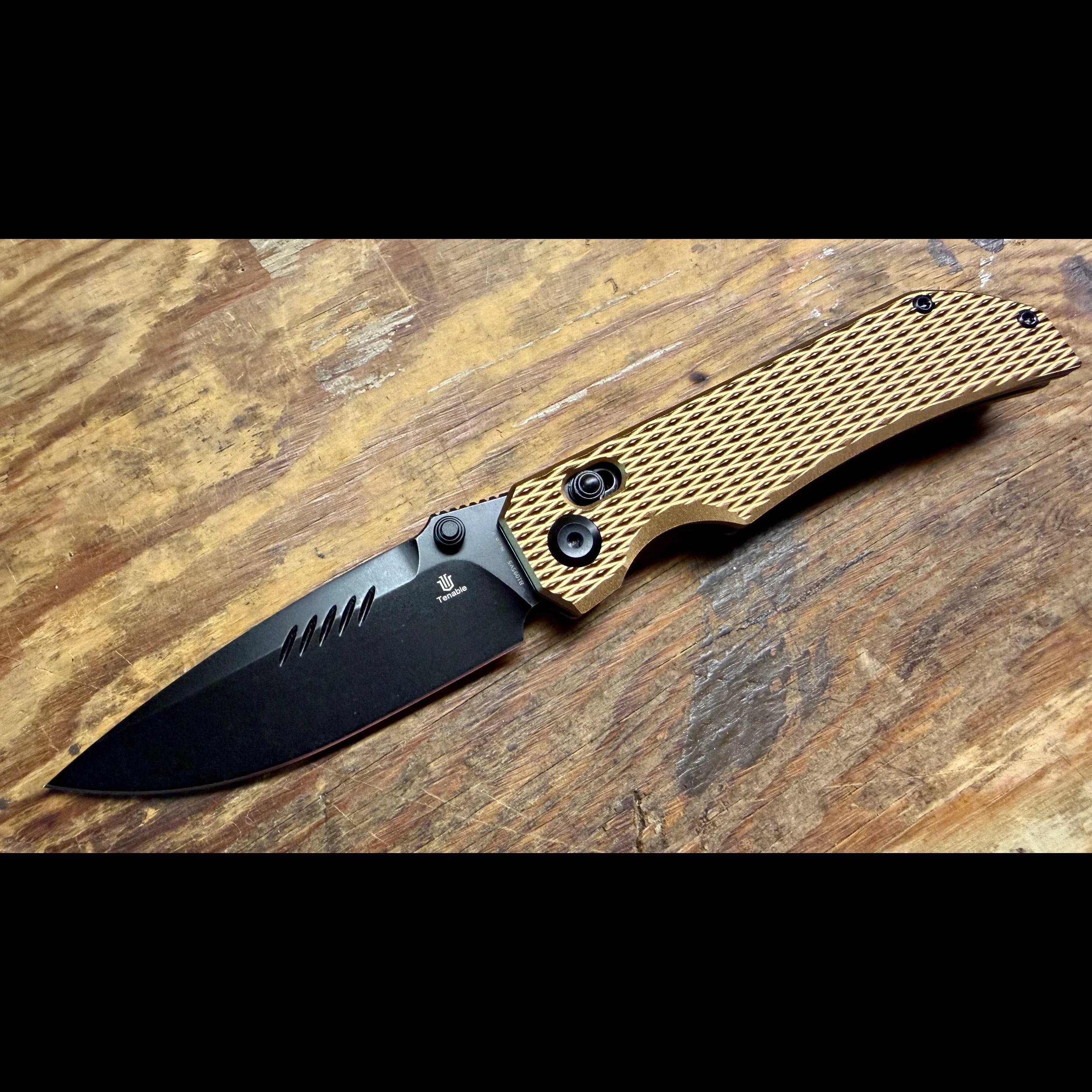 Bladebinge - Tenable Eaglestrike Black Stonewashed Nitro V Blade Bronze ...