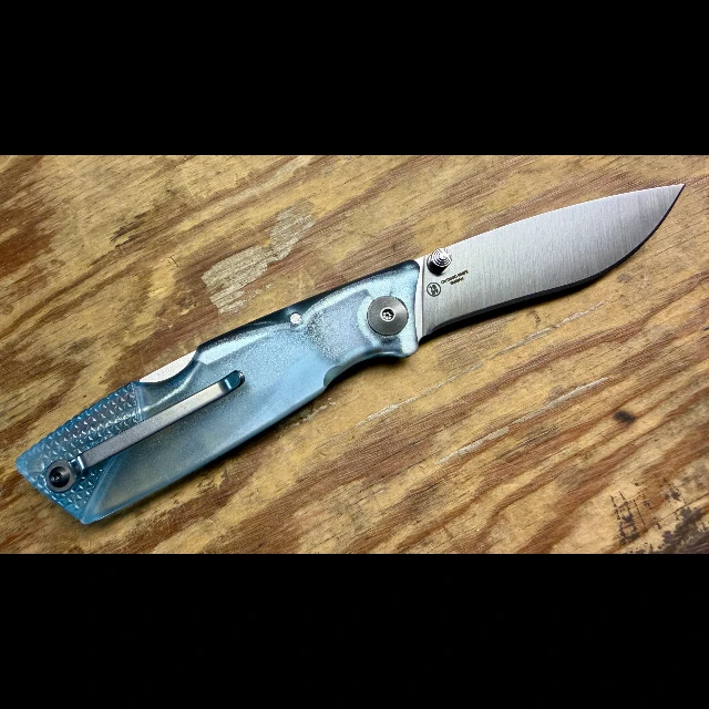 Bladebinge - ONTARIO KNIFE COMPANY ICE SERIES: GLACIER Lockback Blue ...
