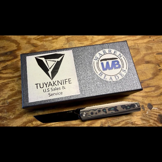 Bladebinge - TUYA/D-ROCKET Design COLAB: THE ODESSA. Titanium handle w ...