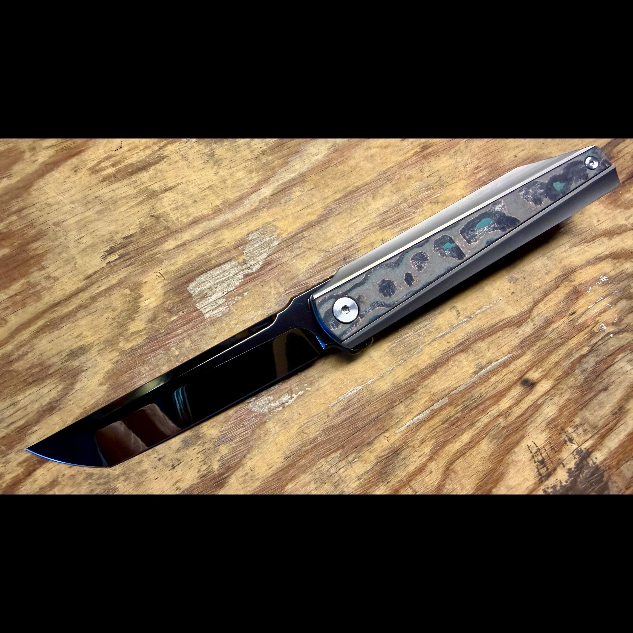 Bladebinge - TUYA/D-ROCKET Design COLAB: THE ODESSA. Titanium handle w ...