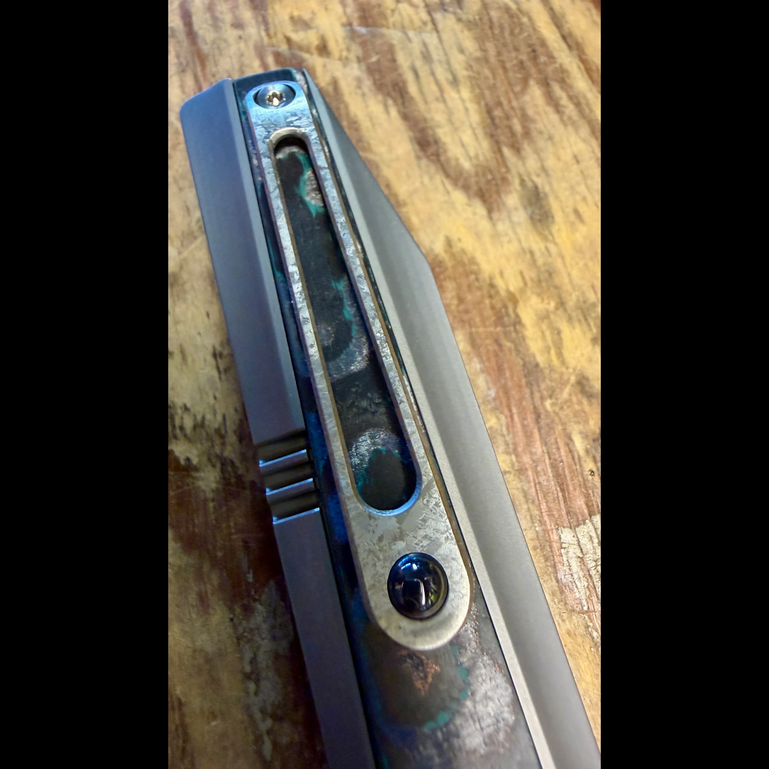 Bladebinge - TUYA/D-ROCKET Design COLAB: THE ODESSA. Titanium handle w ...
