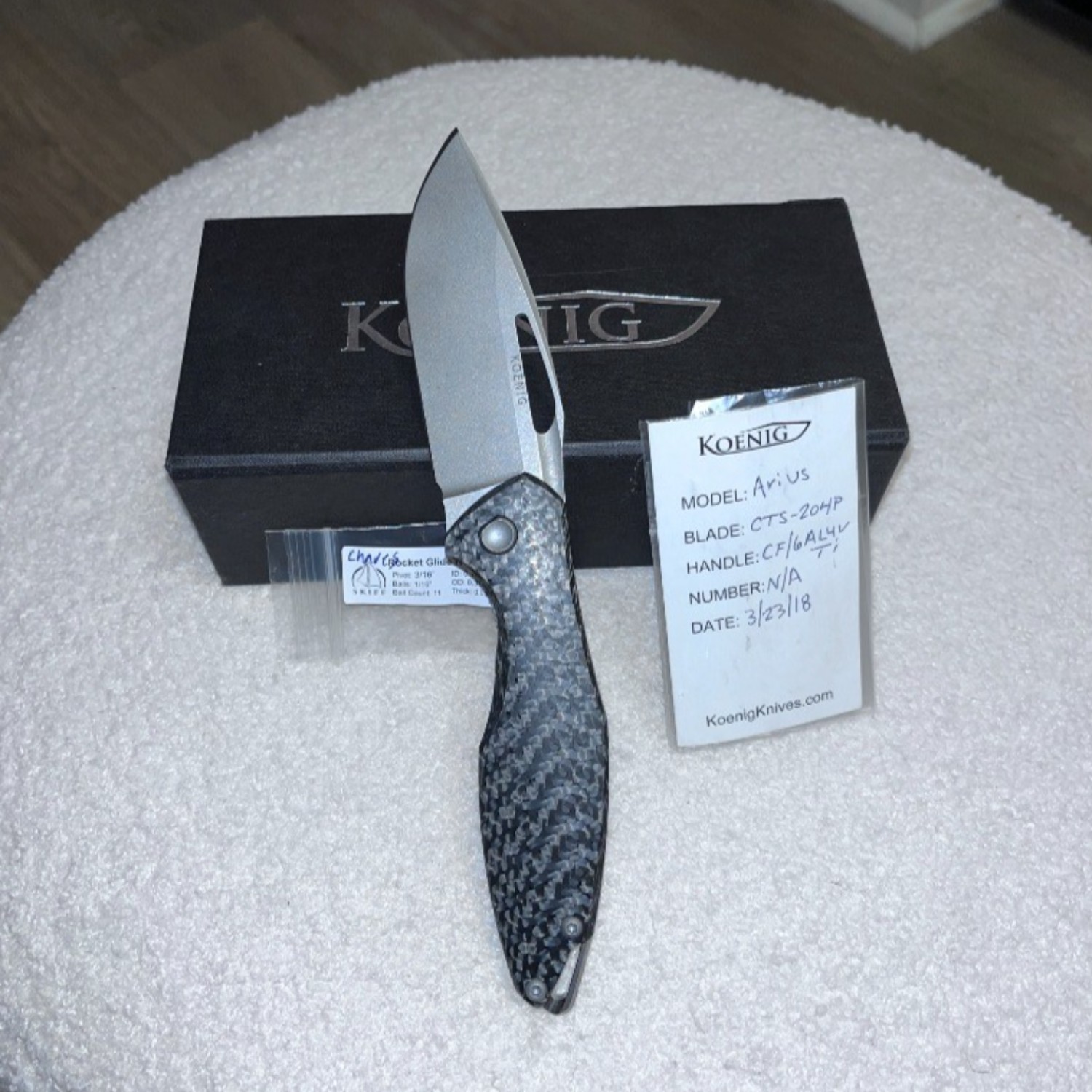 Bladebinge - Koenig Arius Carbon Fiber