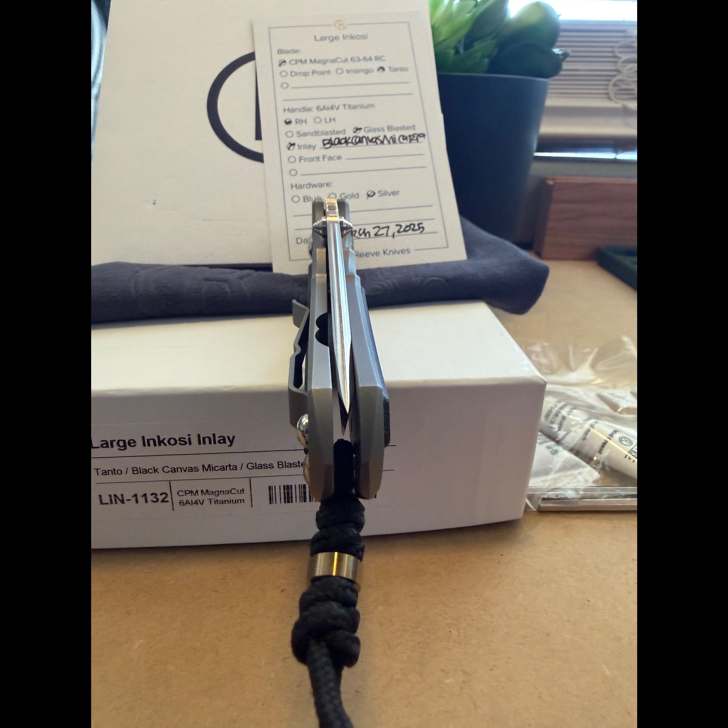 Bladebinge - Chris Reeve Large Inkosi Tanto