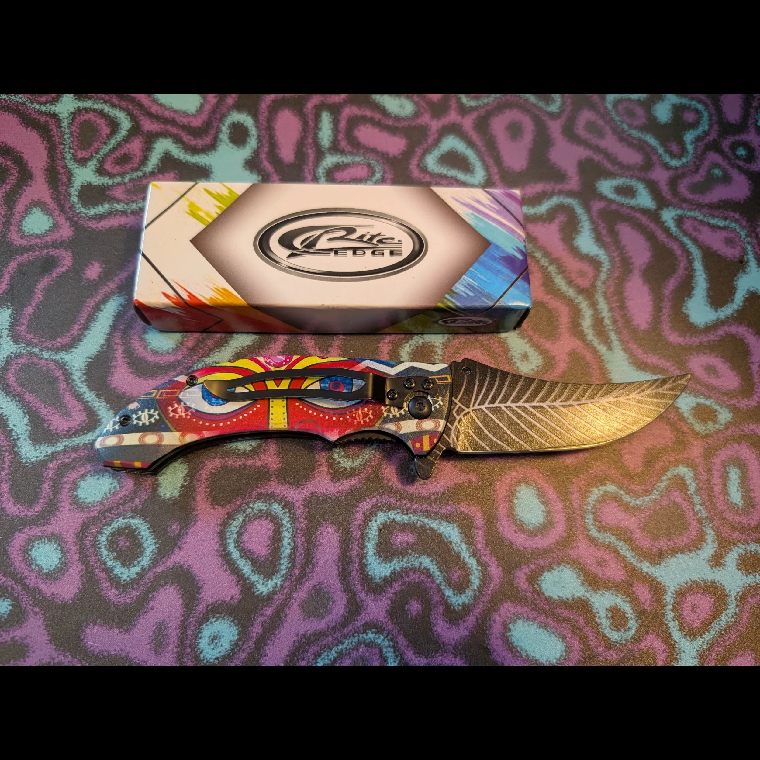 Bladebinge - New Rite Edge Gypsy Linerlock A/O Folding Poket Knife 300525