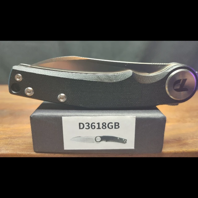 Bladebinge - DREAMTECH - Liner Lock Black G10 Handles D2 Blade Knife ...