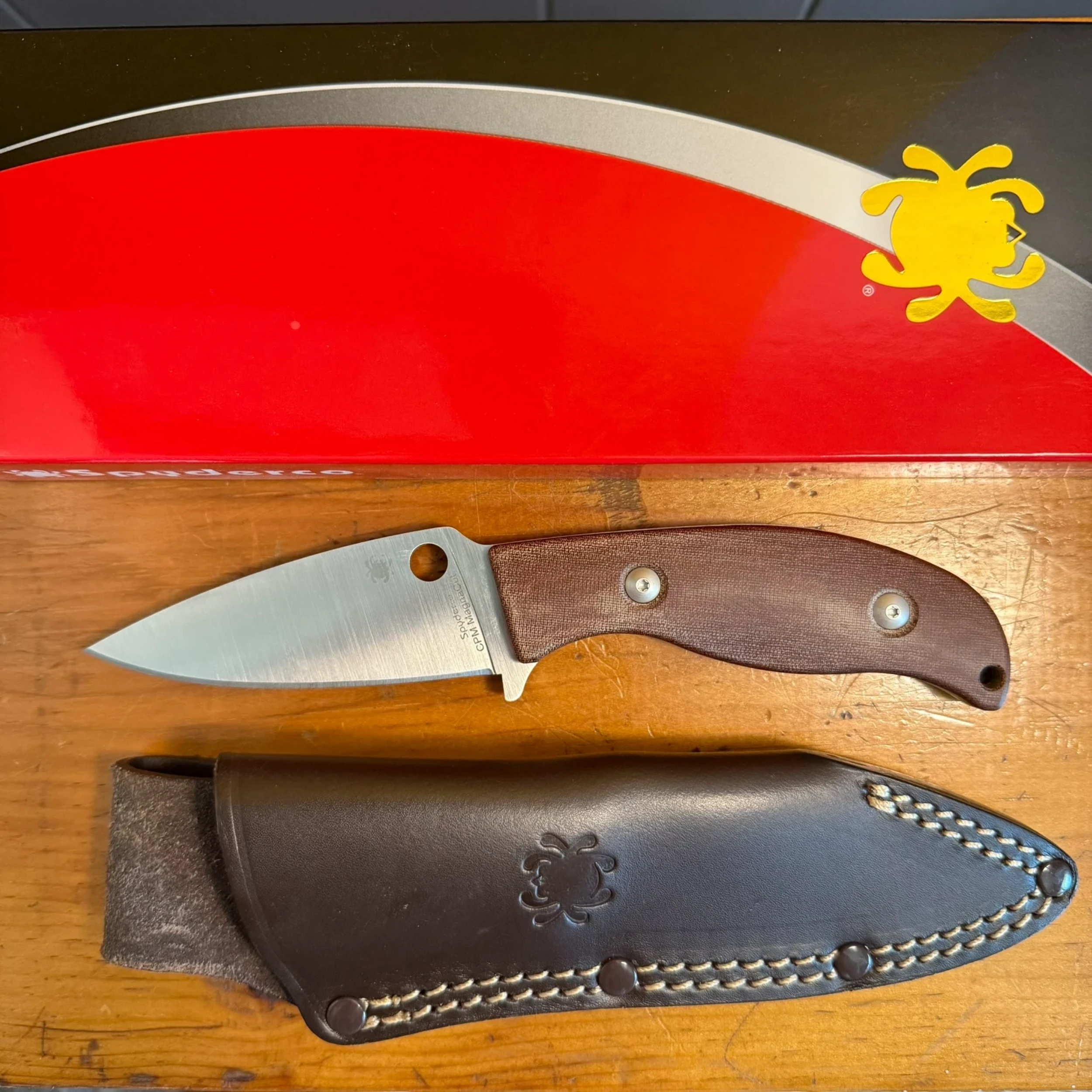 Bladebinge - Spyderco Mule Team 35 - CPM MagnaCut - PlainEdge - Hazy ...