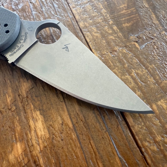 Bladebinge - Spyderco Para 3 PM3 G10 Gray G10 Stonewash MAXAMET ...