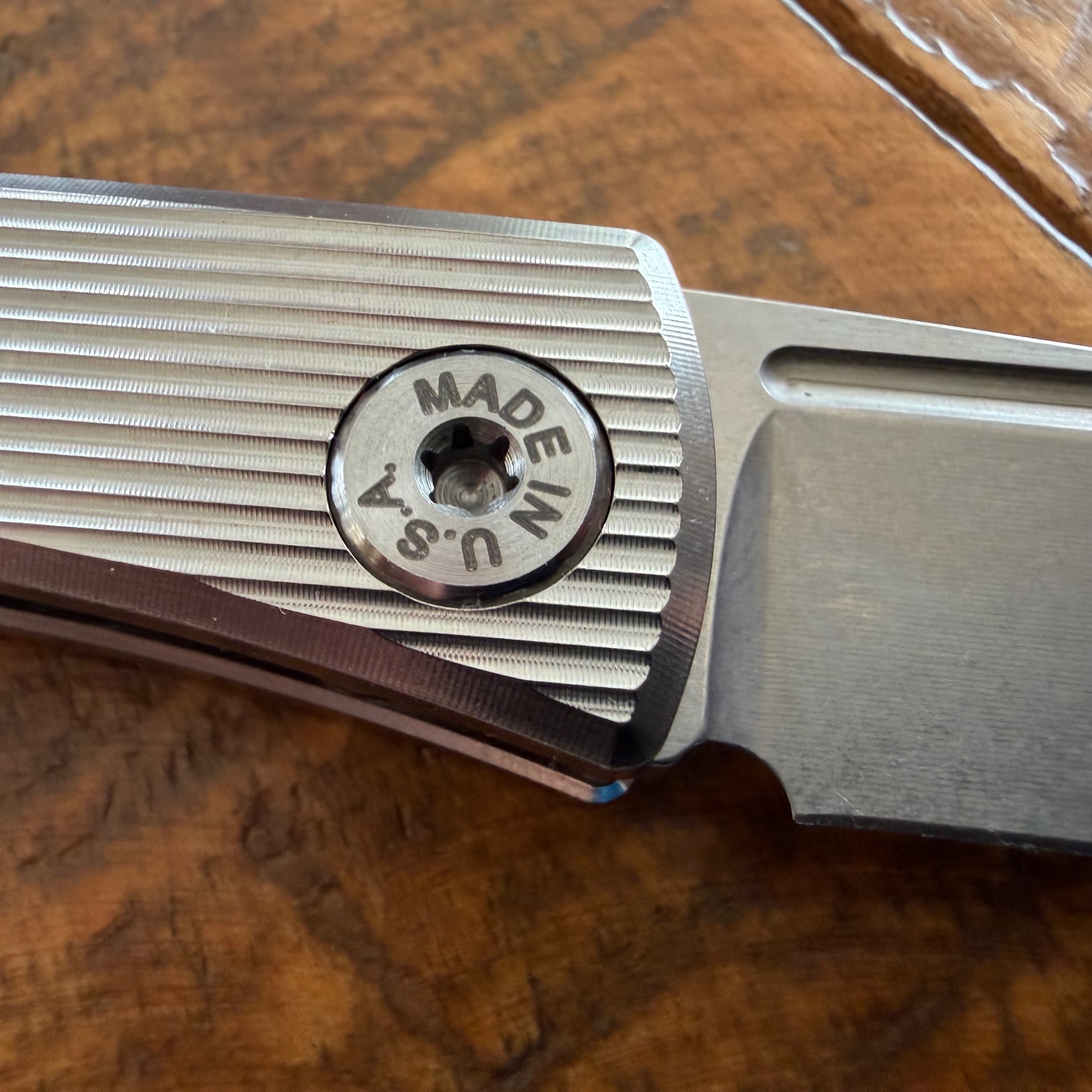 Bladebinge - American Blade Works ABW SlipJoint - Titanium Handles ...
