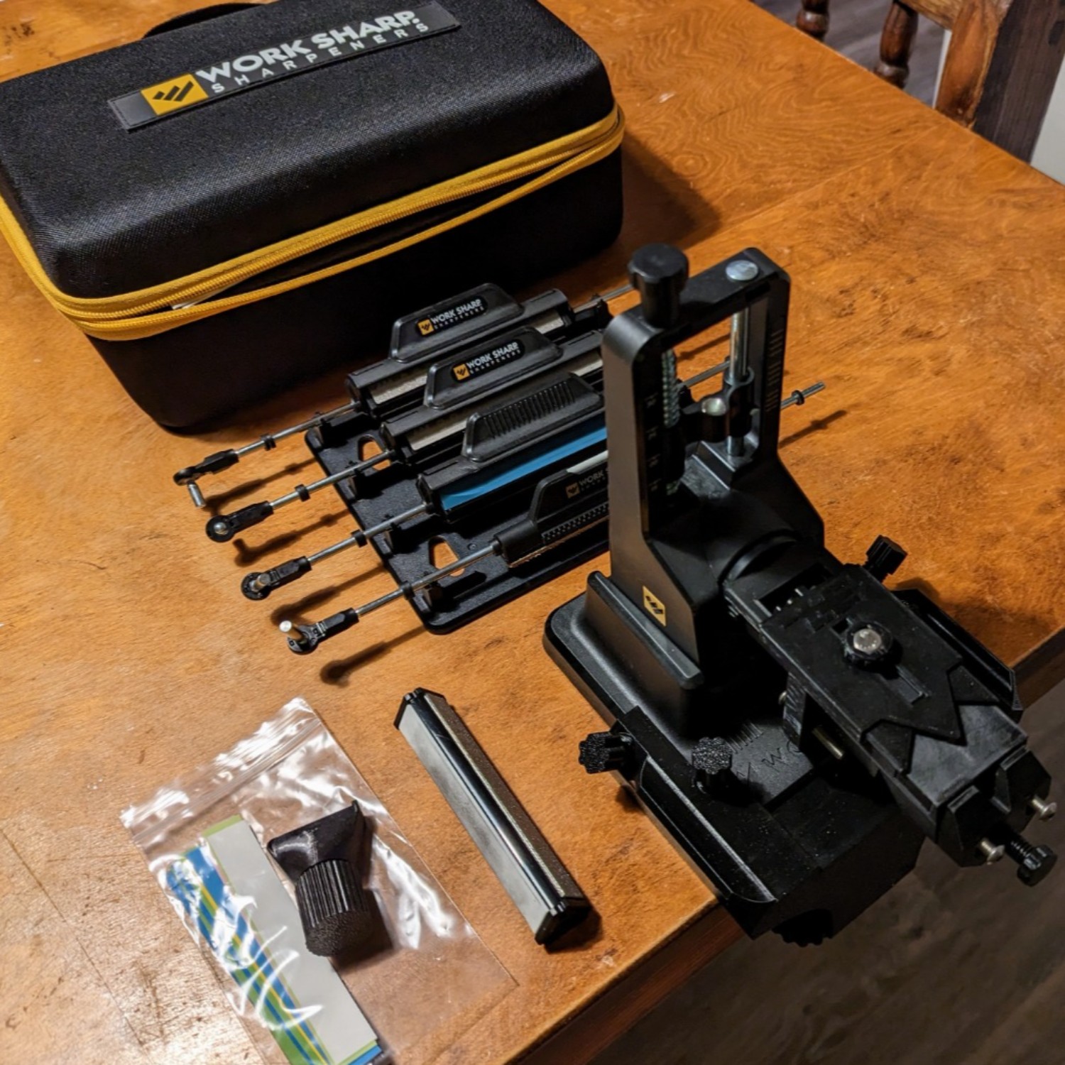 Bladebinge - Worksharp Precision Adjust Elite Sharpener with upgrades