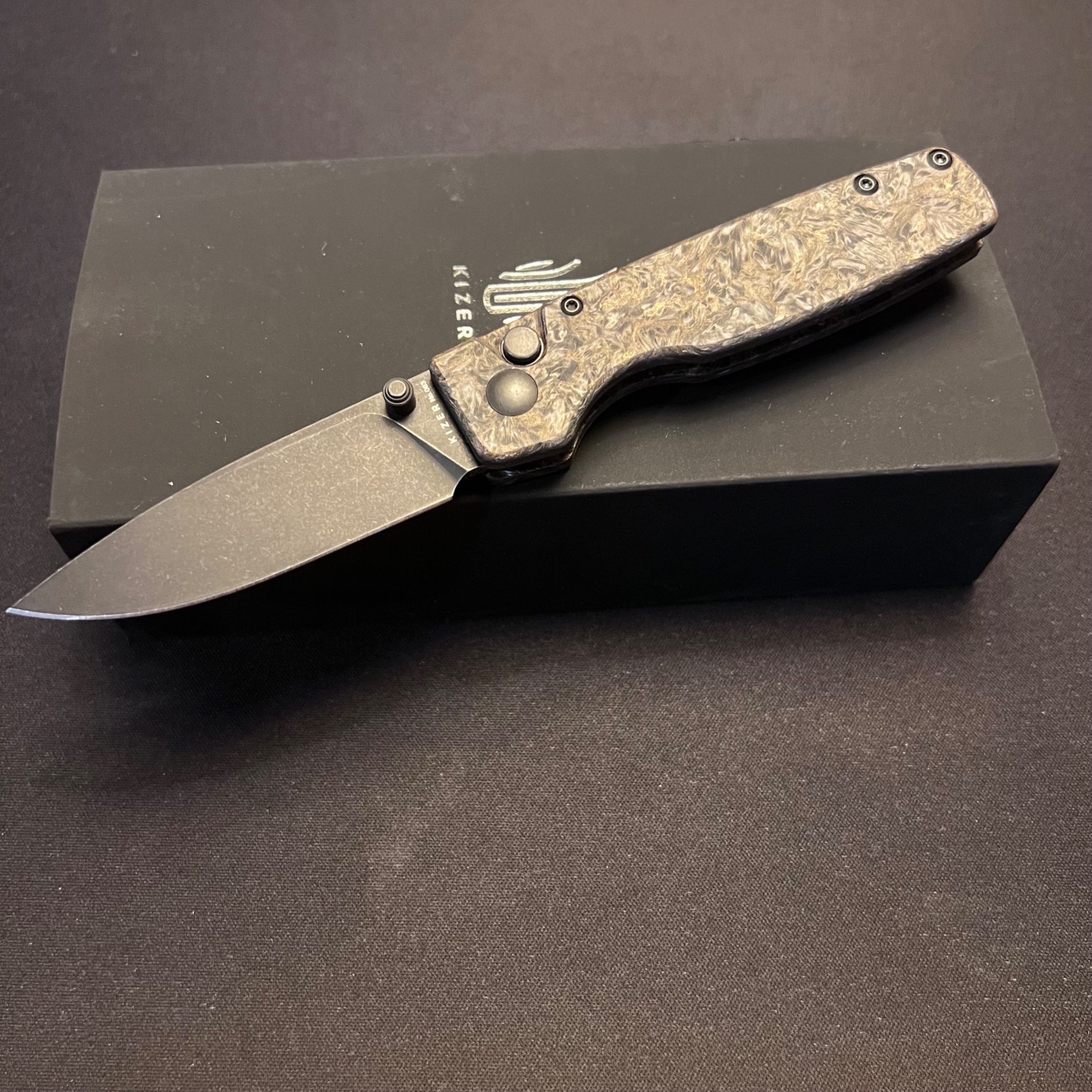 Bladebinge - Kizer Original Dark Matter Gold Fatcarbon