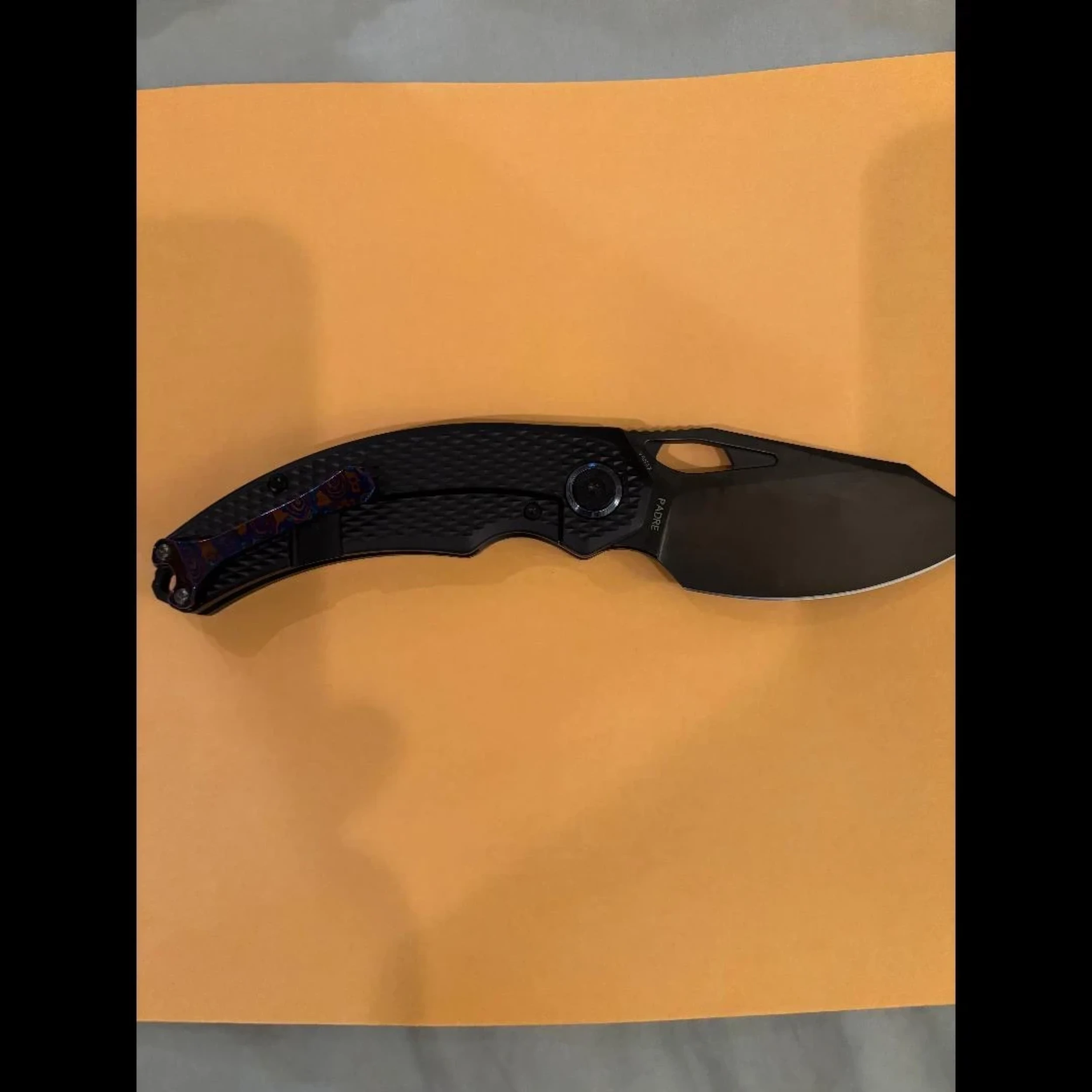 Bladebinge - Kunwu Padre REC Exclusive PVD Black Diamond Titanium, DLC VANAX #9