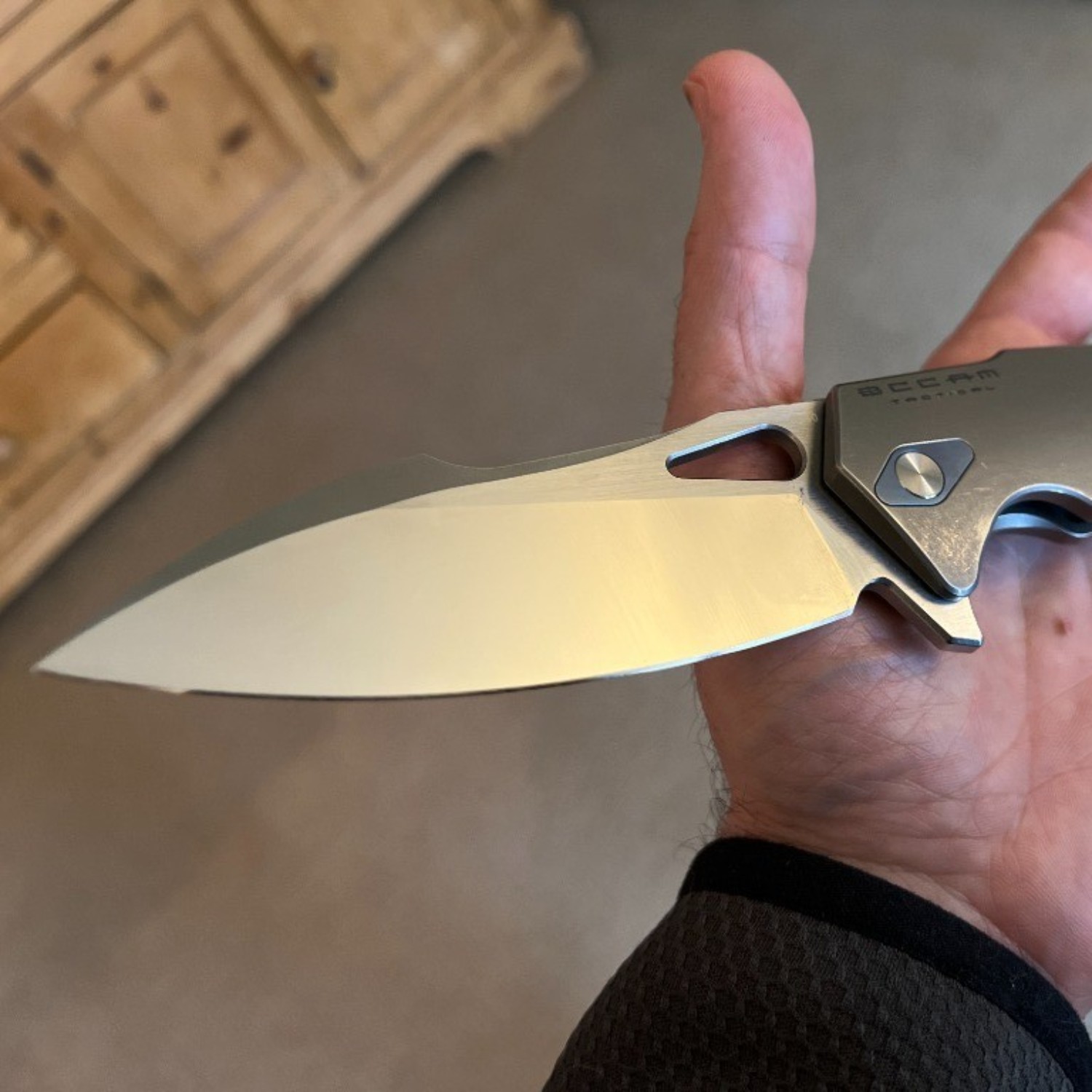 Bladebinge - Limited run: Occam Tactical OC1 Ti frame lock with M390 ...