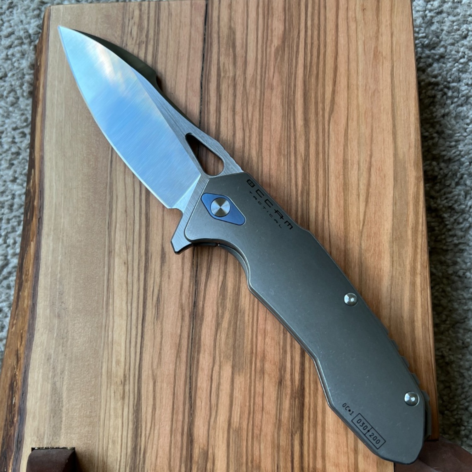 Bladebinge - Full-sized Ti frame lock with M390 blade: Occam Tactical OC1