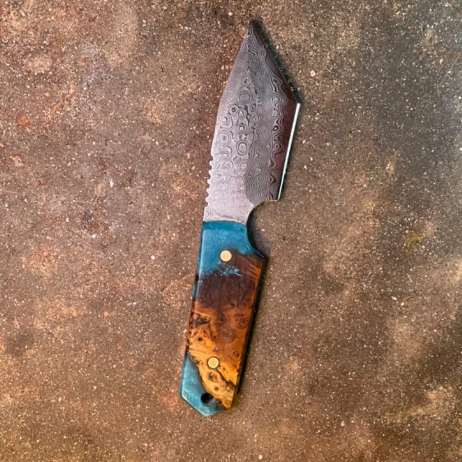 Bladebinge - Damascus fixed blade