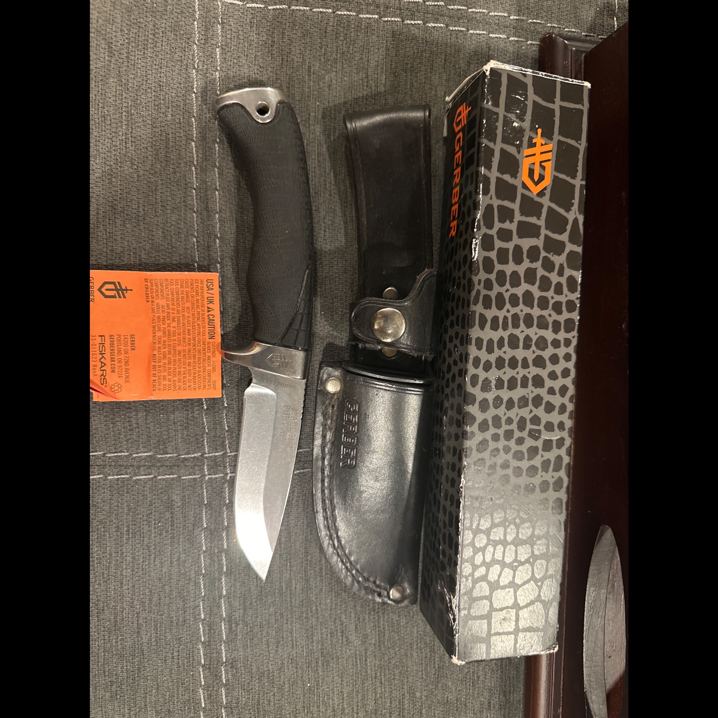 Bladebinge - Rare Gerber Gator Premium Fixed Blade knife - USA made ...