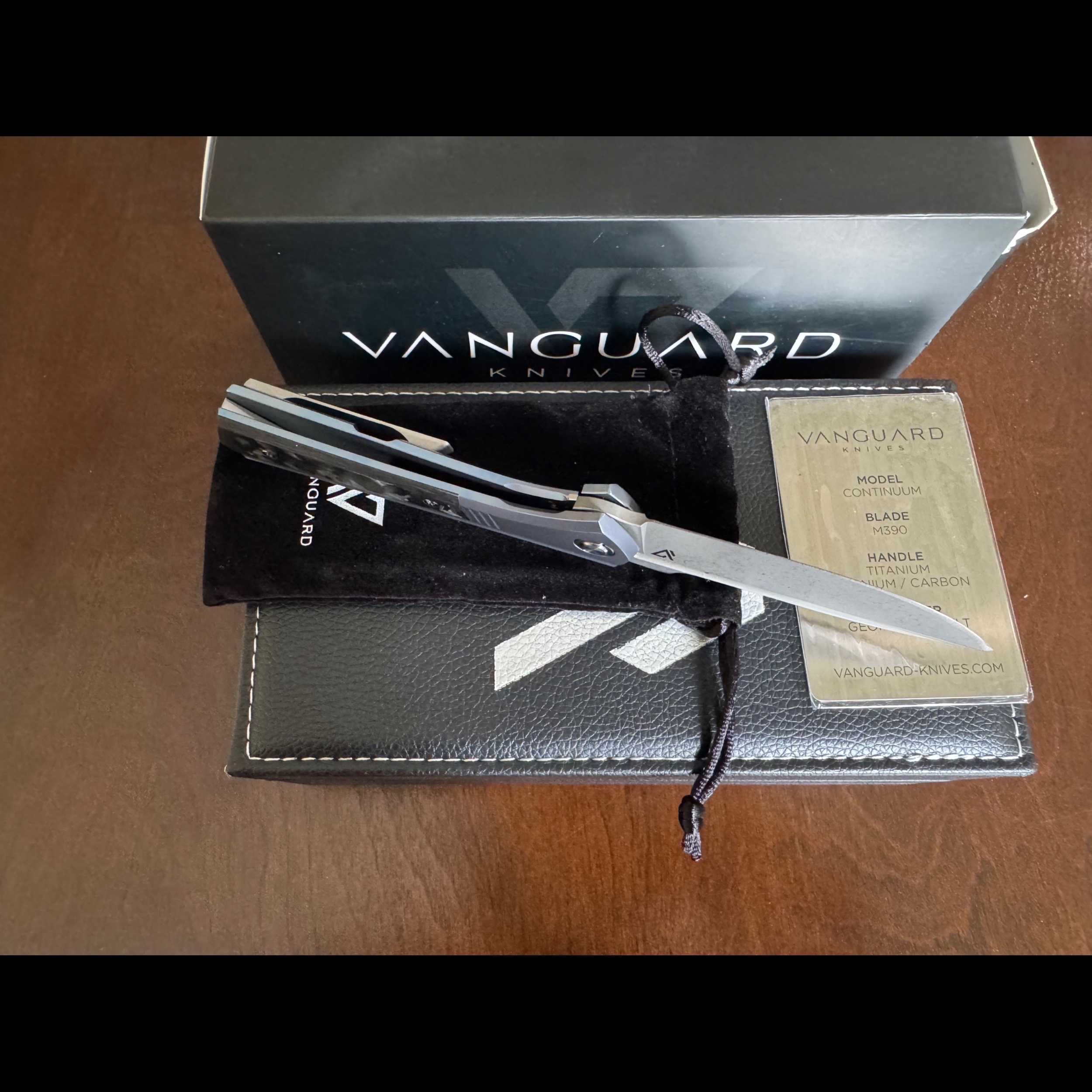 Bladebinge - Vanguard Continuum Folding Knife 3.5" Bohler M390