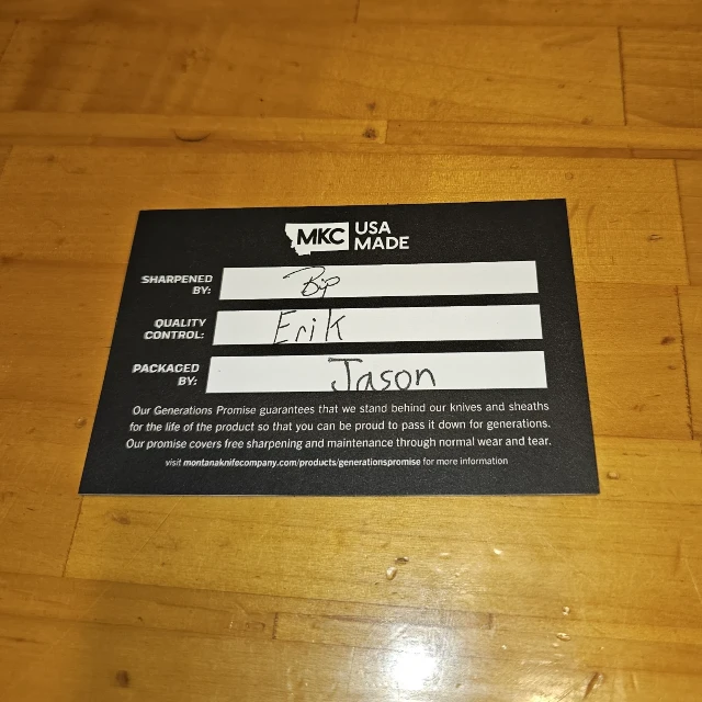 Bladebinge - MKC Montana Knife Company Blood Brothers Wargoat! Black ...