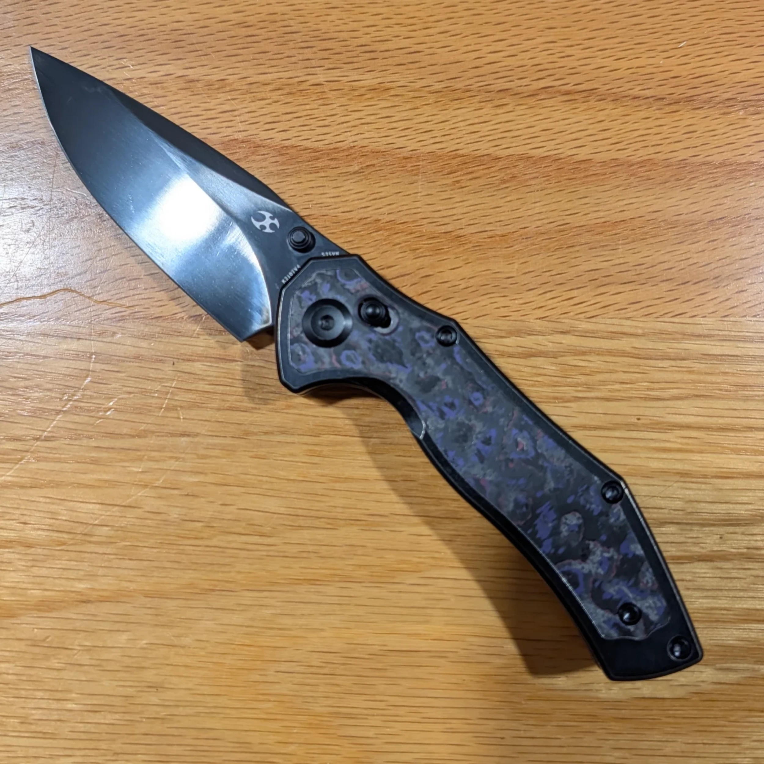 Bladebinge - KANSEPT Apollo Cross Bar Lock Blackwash Titanium with ...