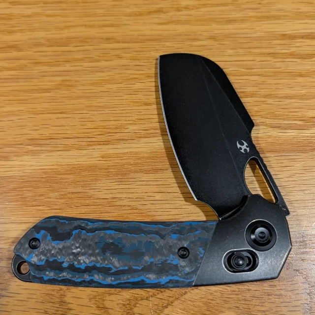 Bladebinge - KANSEPT Nahual Crossbar Lock Knife Blackwash Titanium with ...