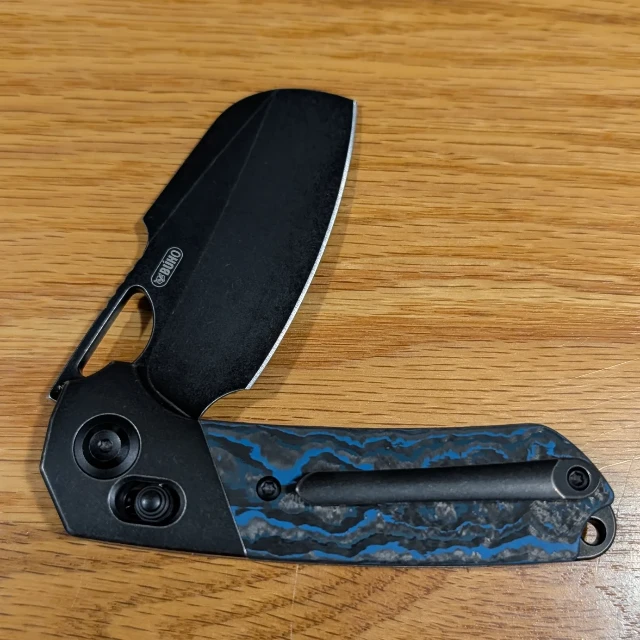 Bladebinge - KANSEPT Nahual Crossbar Lock Knife Blackwash Titanium with ...