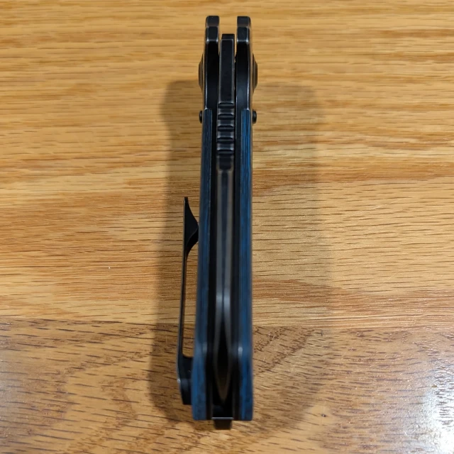 Bladebinge - KANSEPT Nahual Crossbar Lock Knife Blackwash Titanium with ...