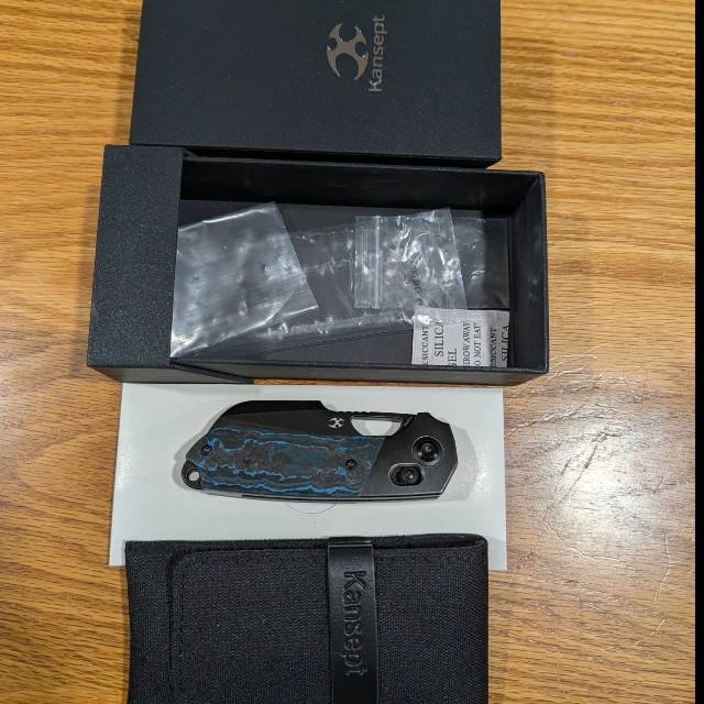 Bladebinge - KANSEPT Nahual Crossbar Lock Knife Blackwash Titanium with ...