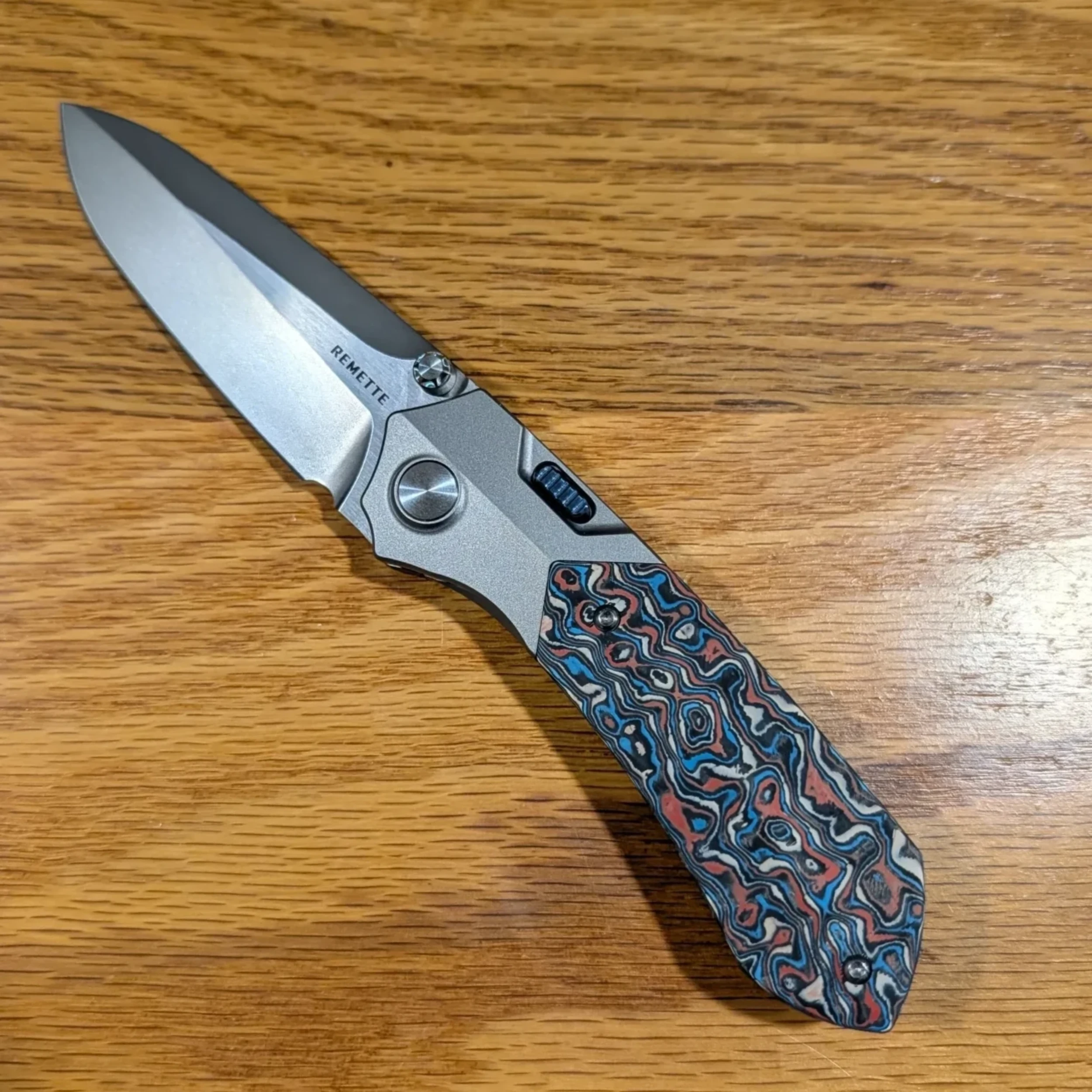 Bladebinge - REMETTE RT-Meteor Knife Titanium Handle M390 Blade Folding ...