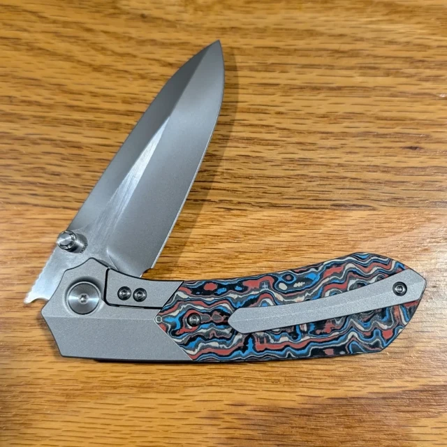 Bladebinge - REMETTE RT-Meteor Knife Titanium Handle M390 Blade Folding ...