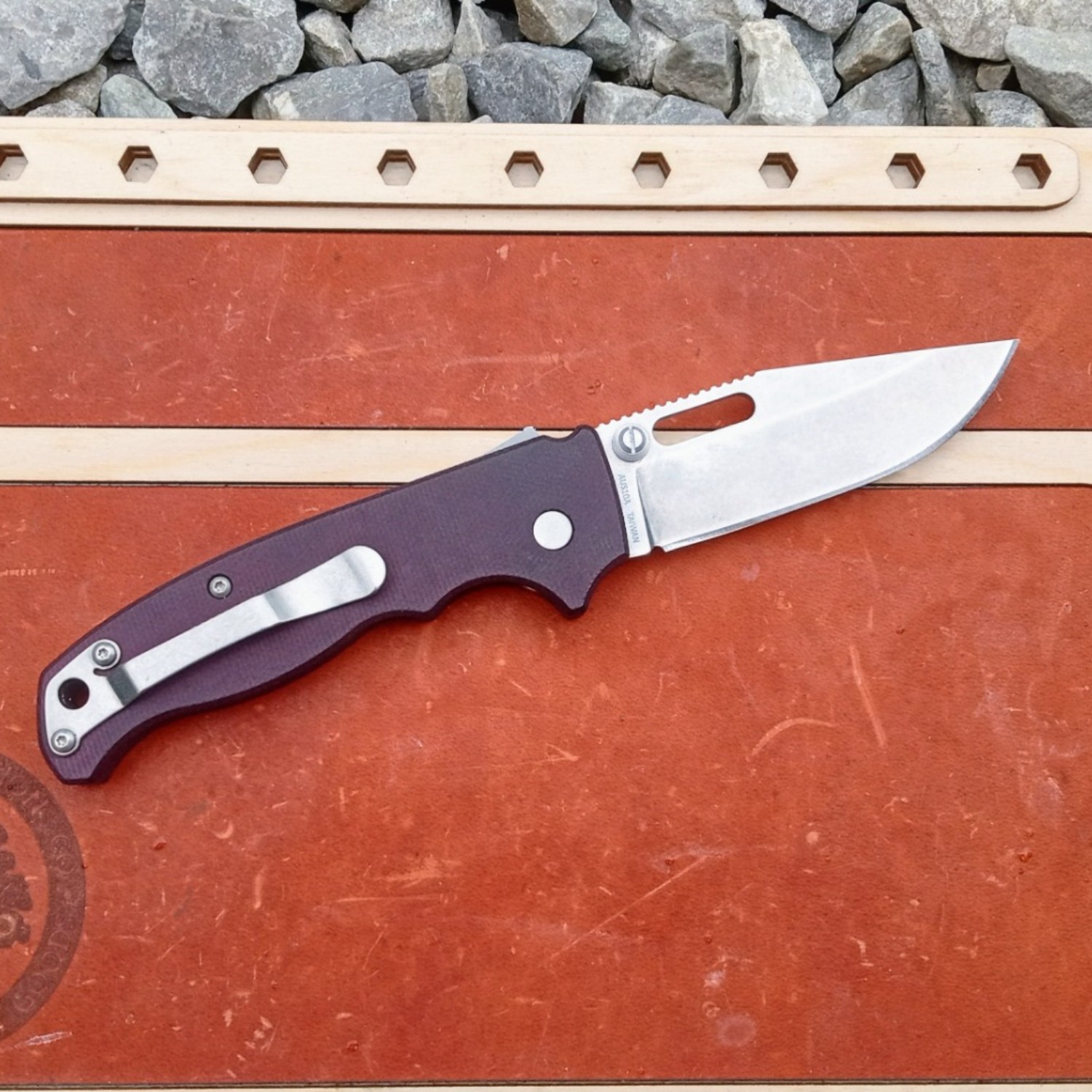 Bladebinge - Demko AD20.5 w/ Custom Micarta Scales