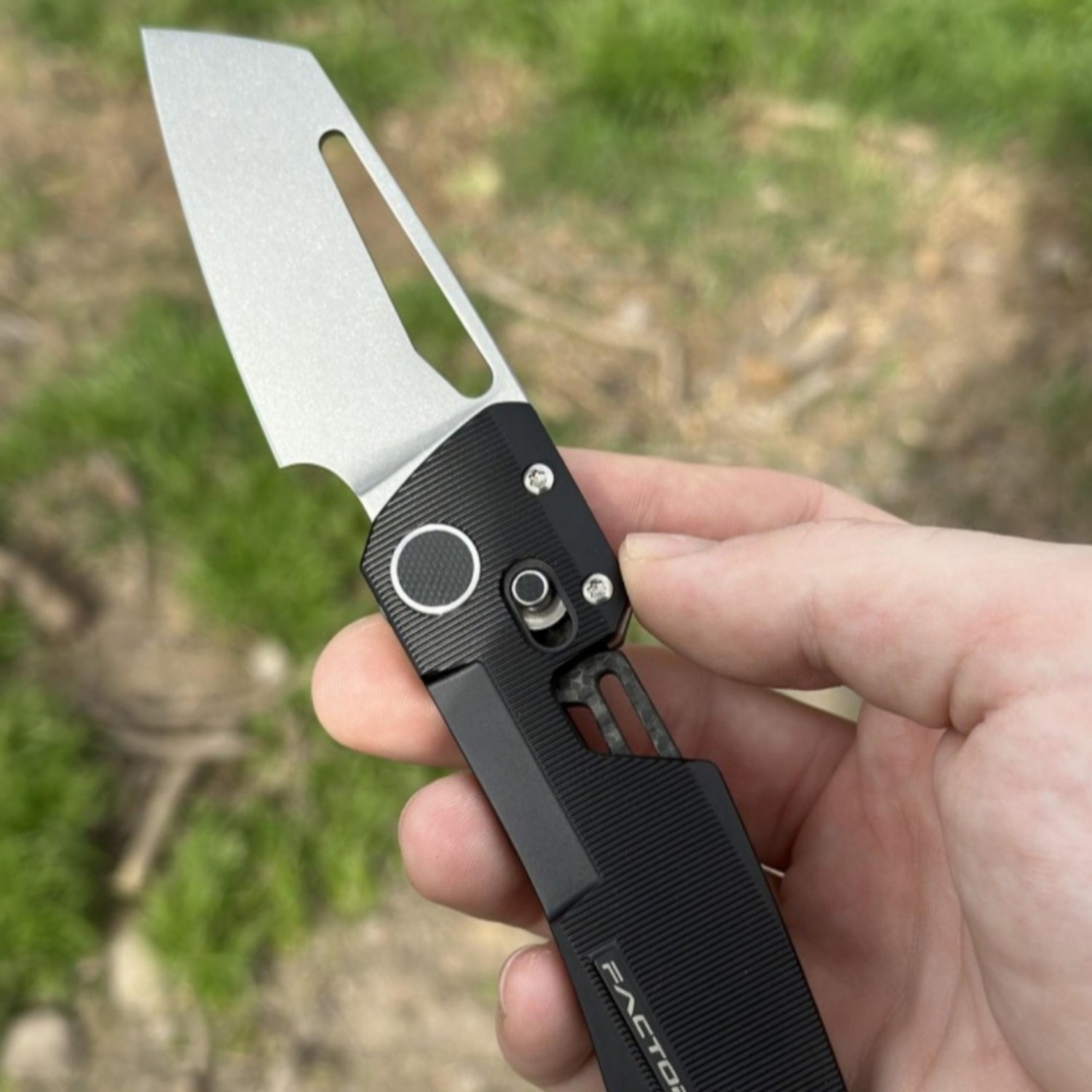 Bladebinge - WinterBladeCo Factor B3 Black Ti w/ Stonewashed M390 blade