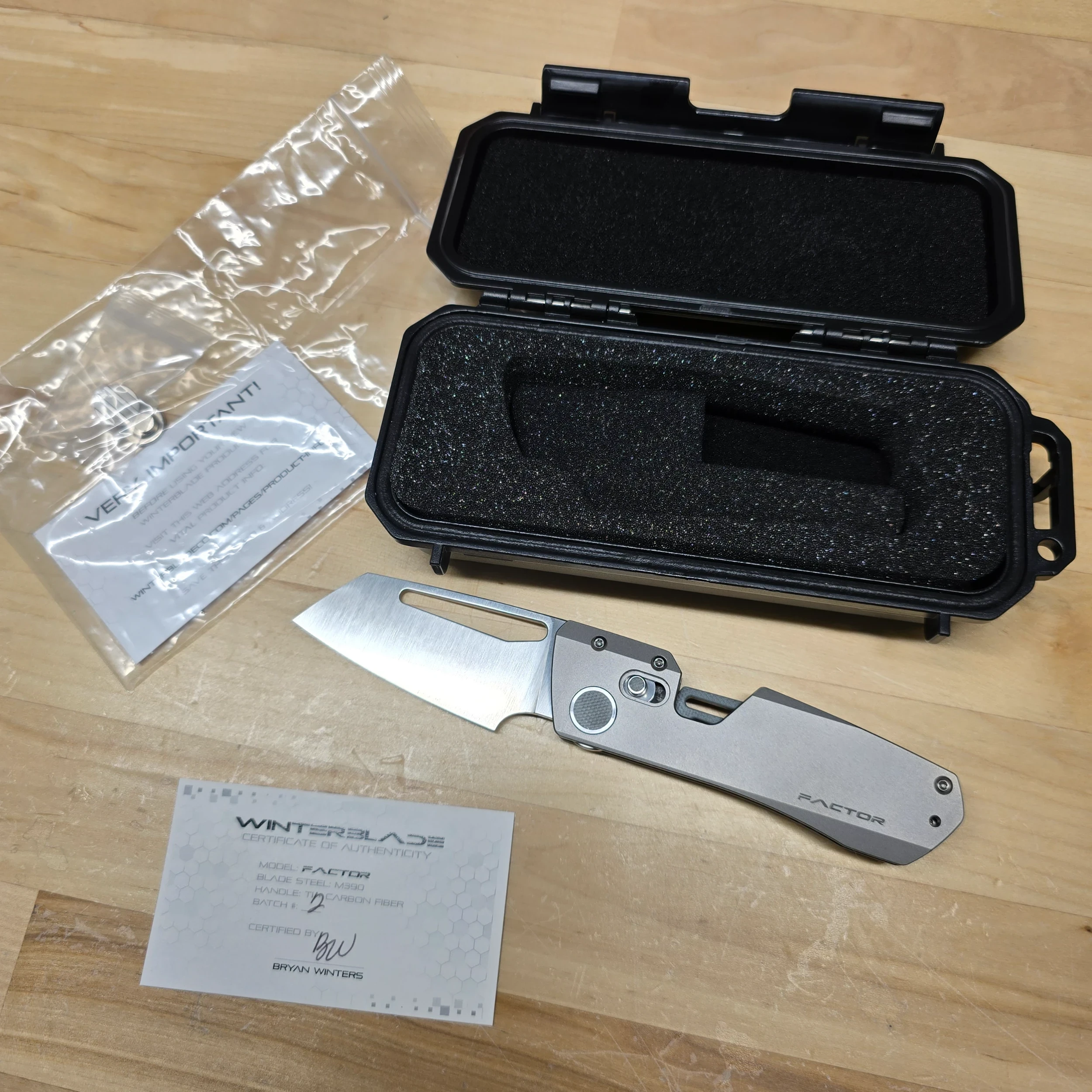 Bladebinge - Winterblade Factor B2 - Ti/CF LNIB