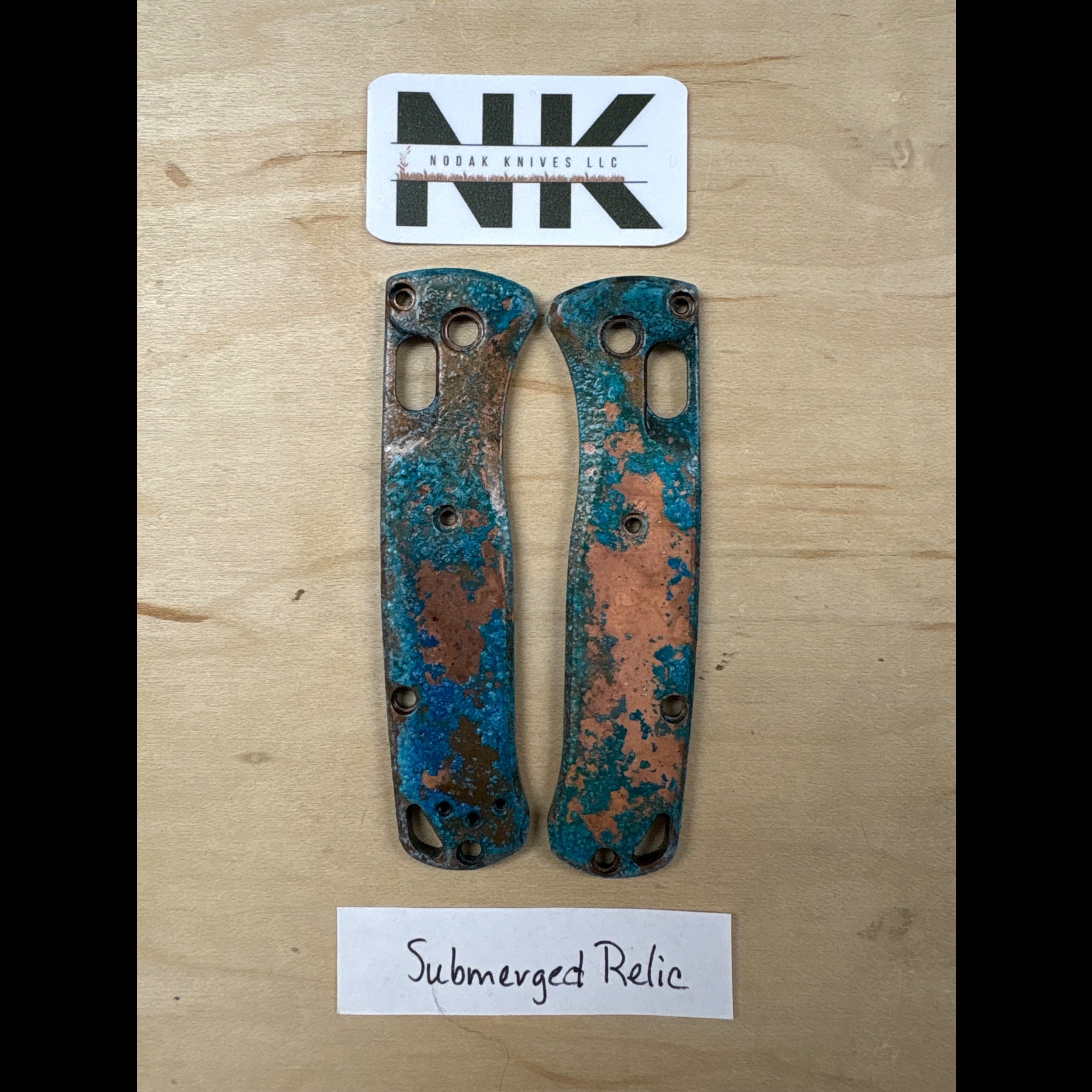 Bladebinge - Nodak Custom “Submerged Relic” Shipwreck Copper Benchmade ...