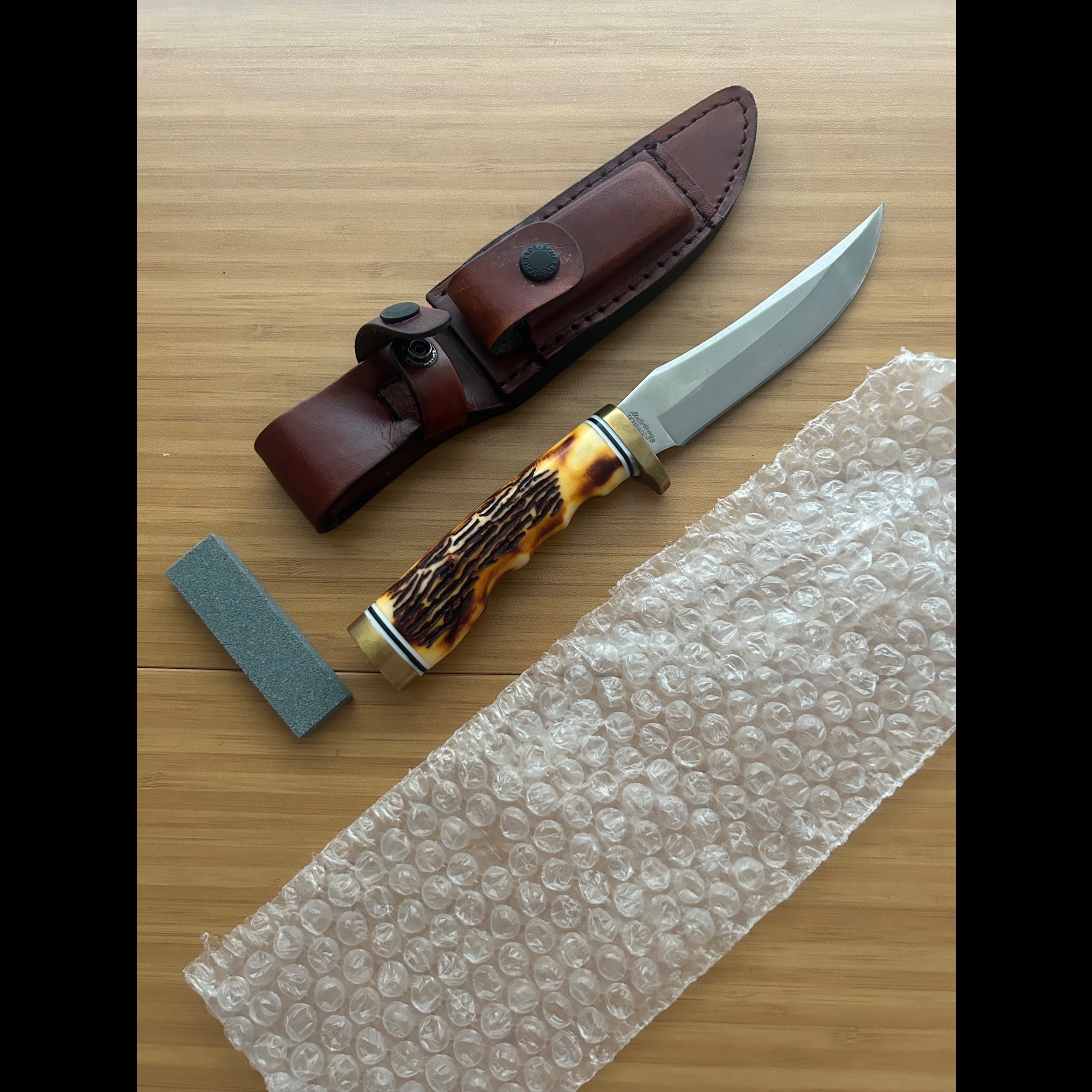 Bladebinge - Schrade 153UH Uncle Henry Golden Spike Fixed 5" Blade ...