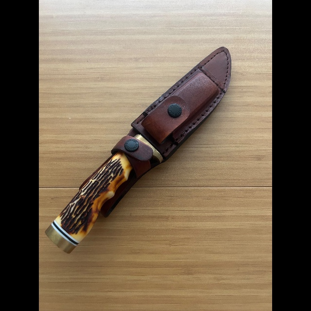 Bladebinge - Schrade 153UH Uncle Henry Golden Spike Fixed 5" Blade ...