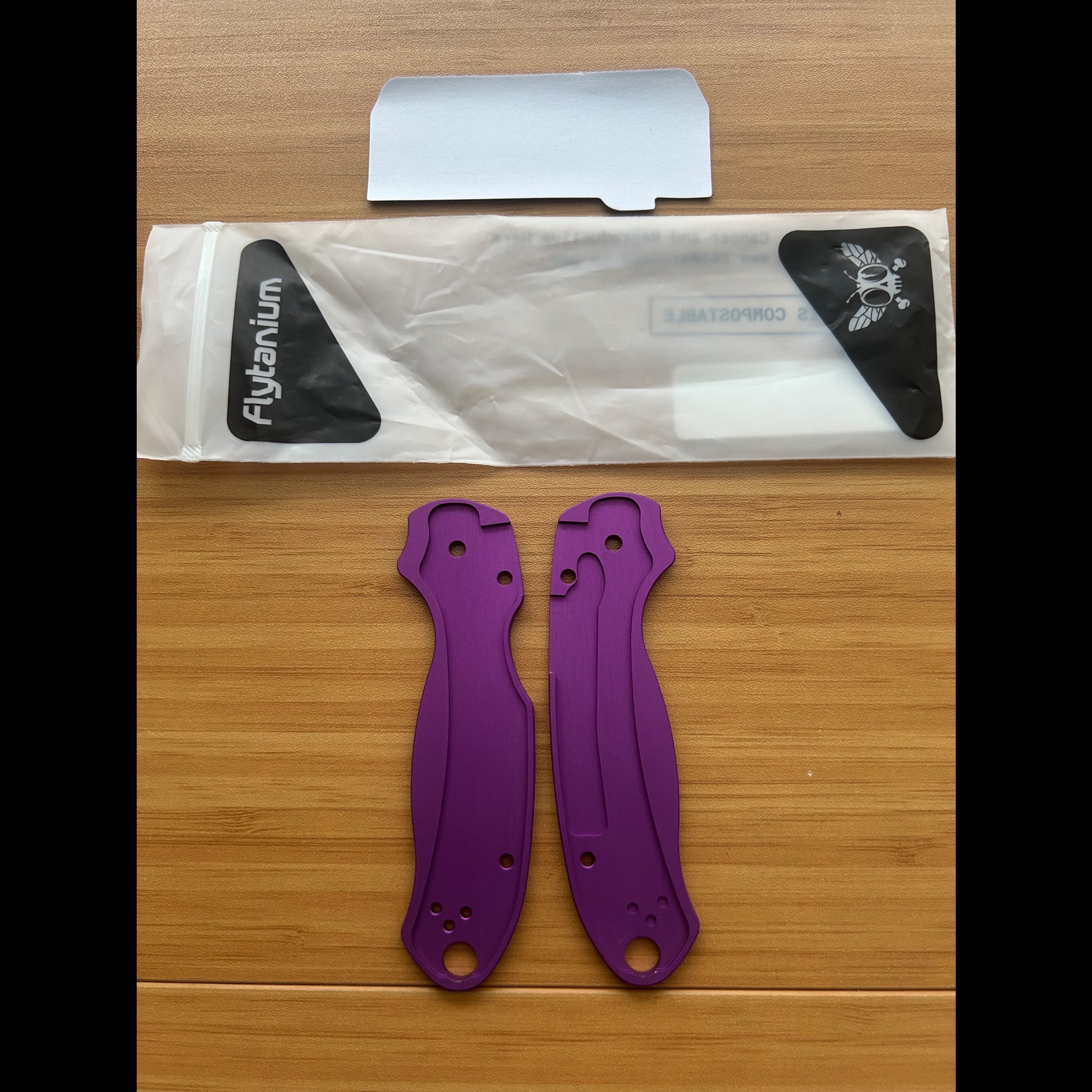 Bladebinge - Spyderco Para 3 Flytanium Handle Scales - Loop Aluminum ...