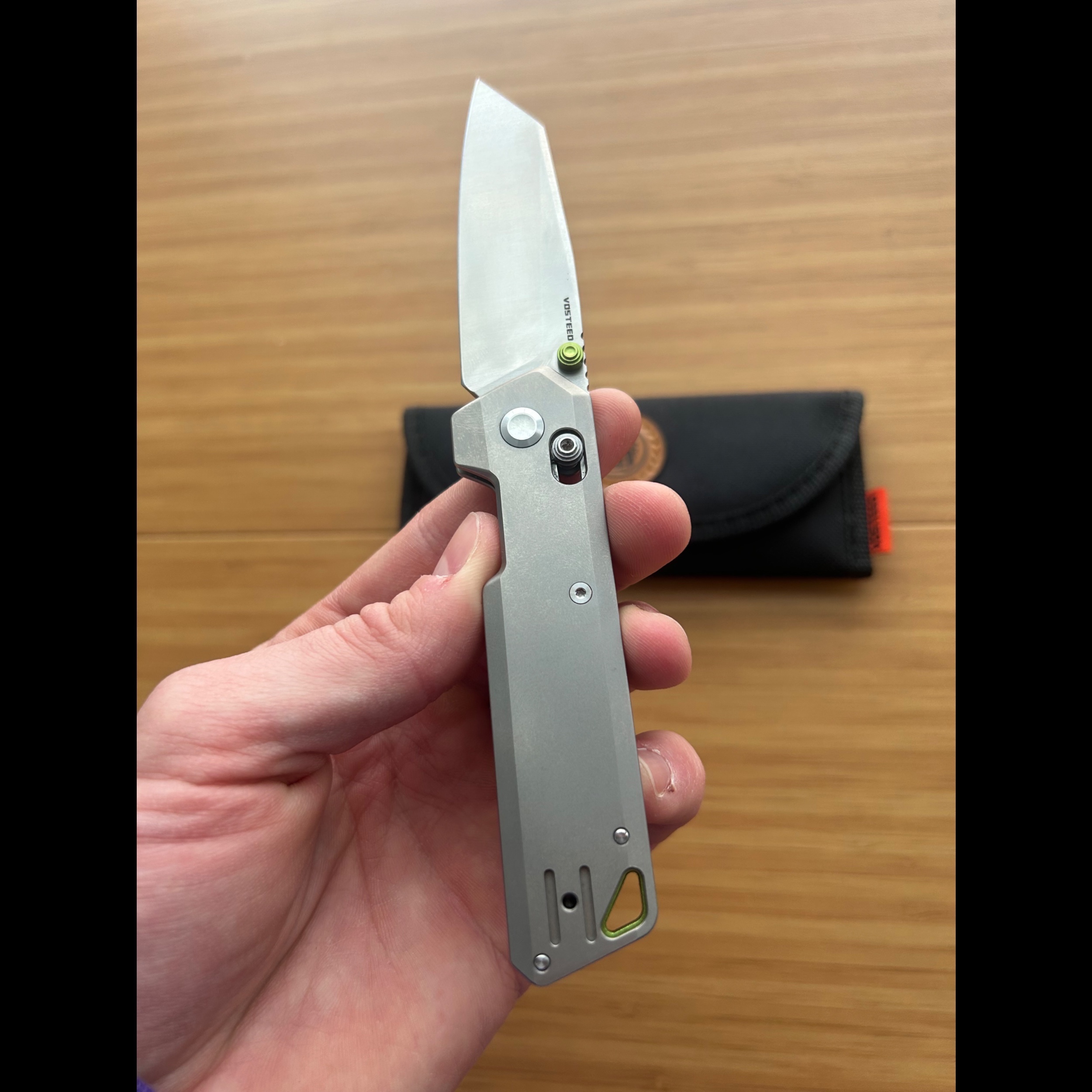 Bladebinge - Vosteed Parallel A3503 - Titanium - Satin 154CM