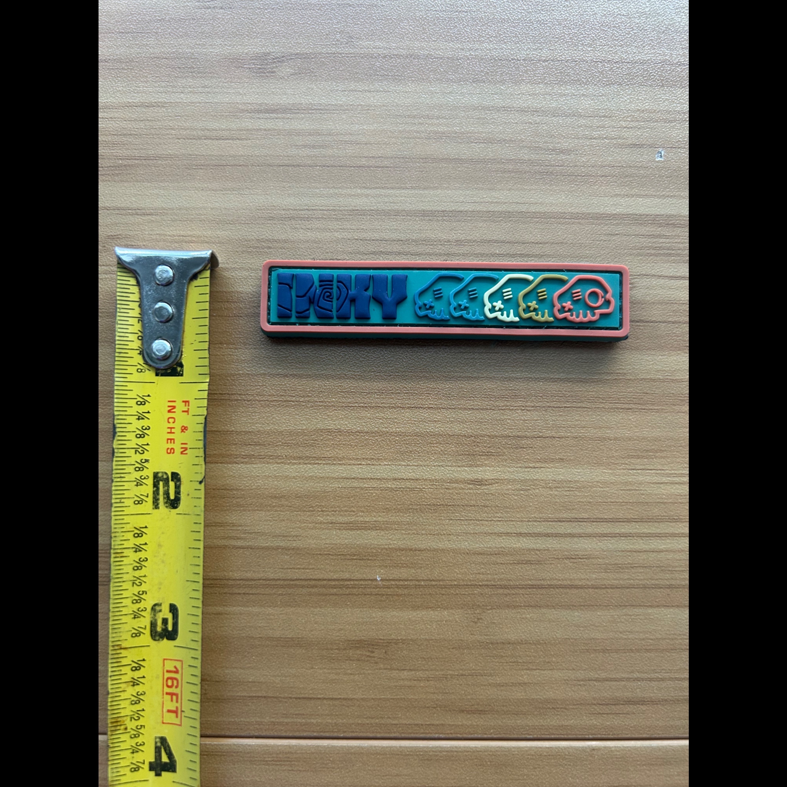 Bladebinge - Inky EDC “80’s Vintage” Name Plate PVC Patch