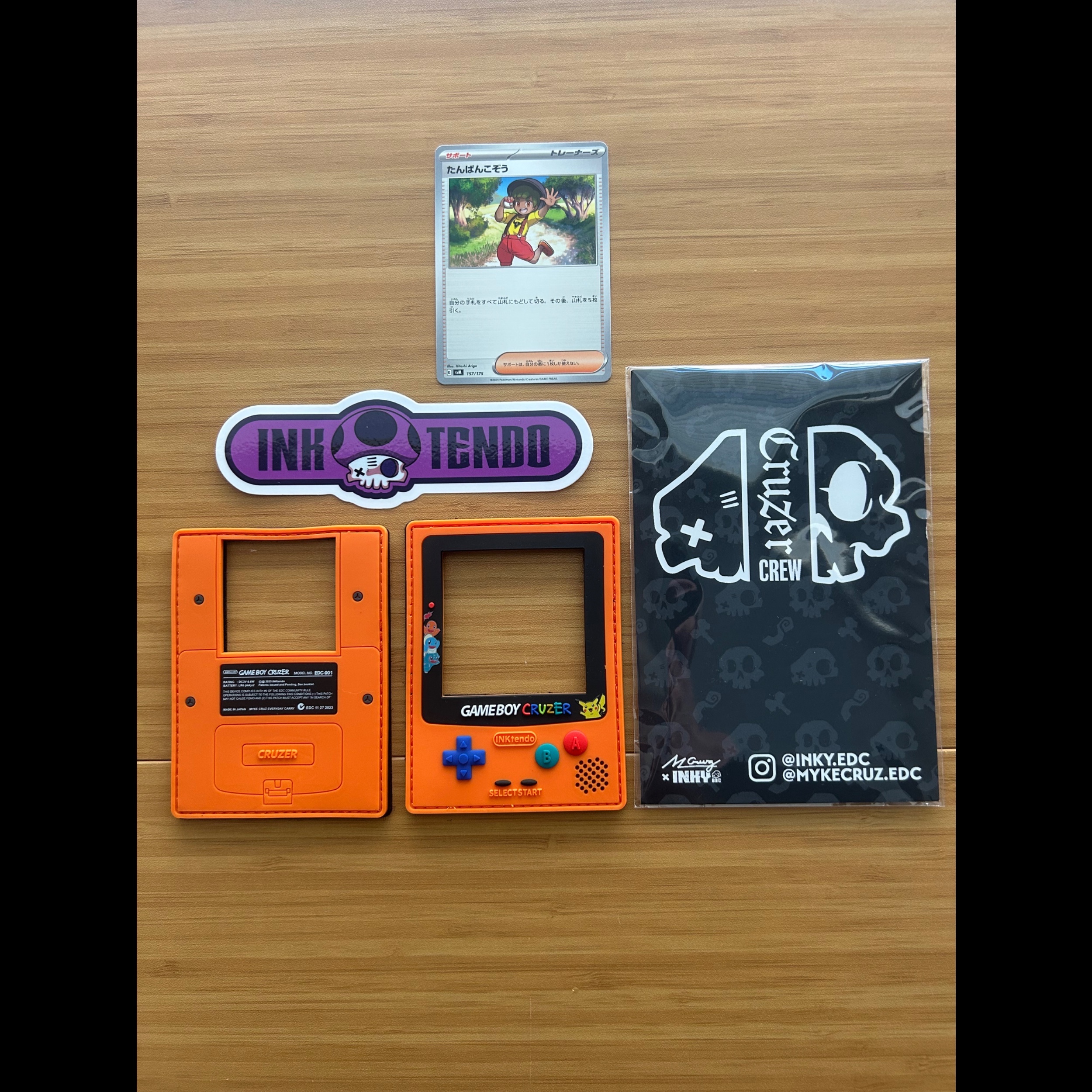Bladebinge - Myke Cruz EDC x Inky Gameboy Cruzer Orange Limited Edition ...