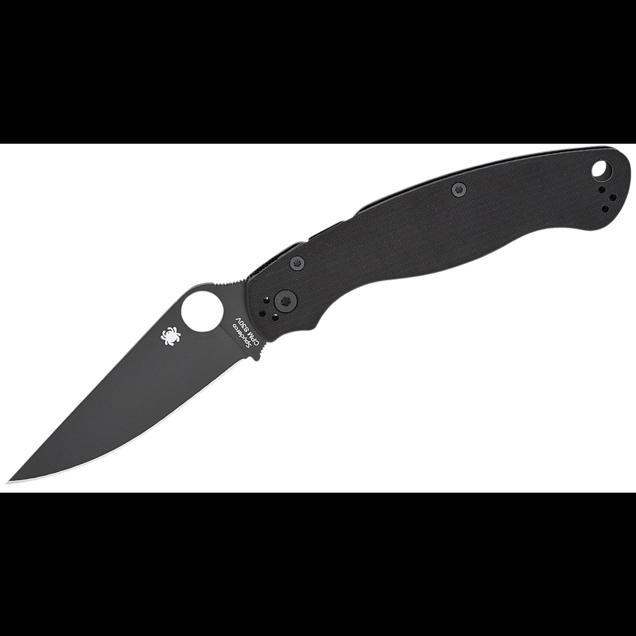 Bladebinge - Spyderco Military 2 C36GPBK2 - Black G10 - Black DLC S30V