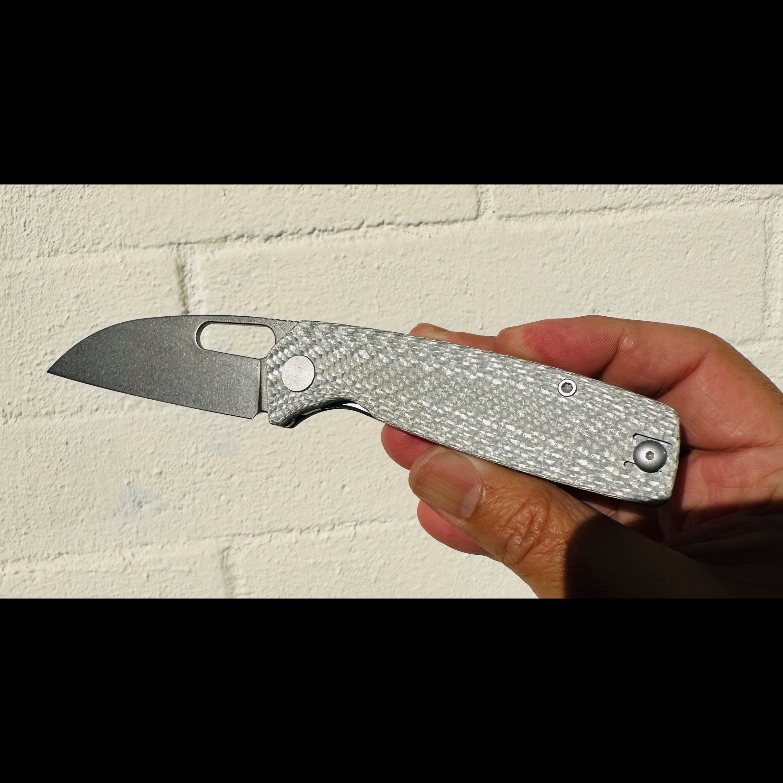 Bladebinge - Asher Spiro CF Silver Twill M390