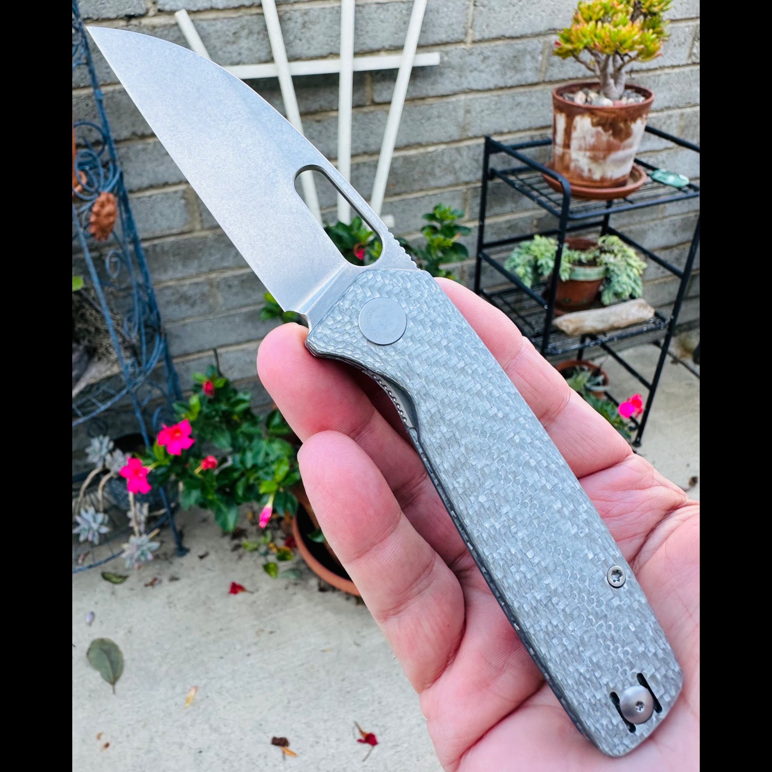 Bladebinge - Asher Spiro CF Silver Twill M390