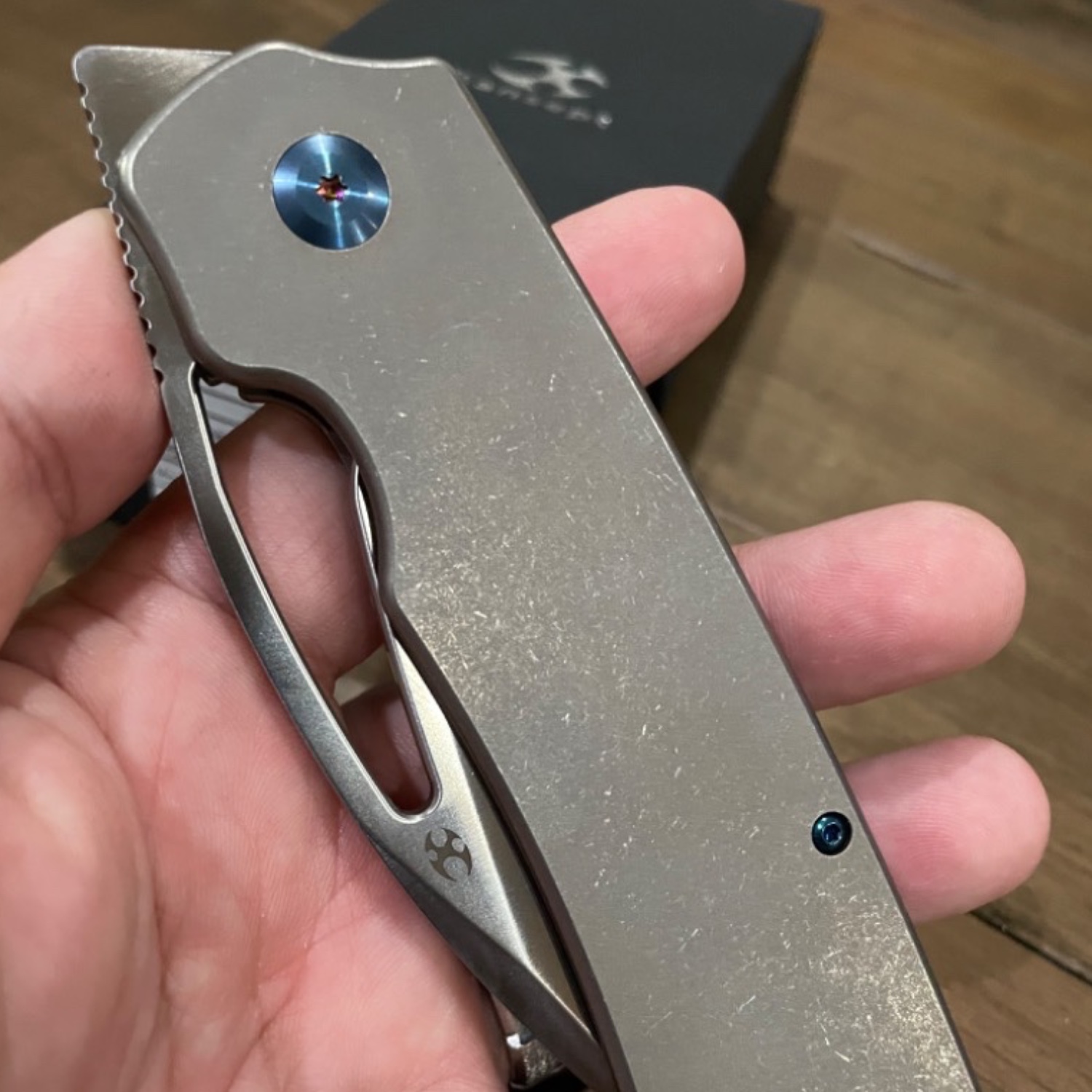 Bladebinge - Kansept Goblin XL Titanium Knife S35VN