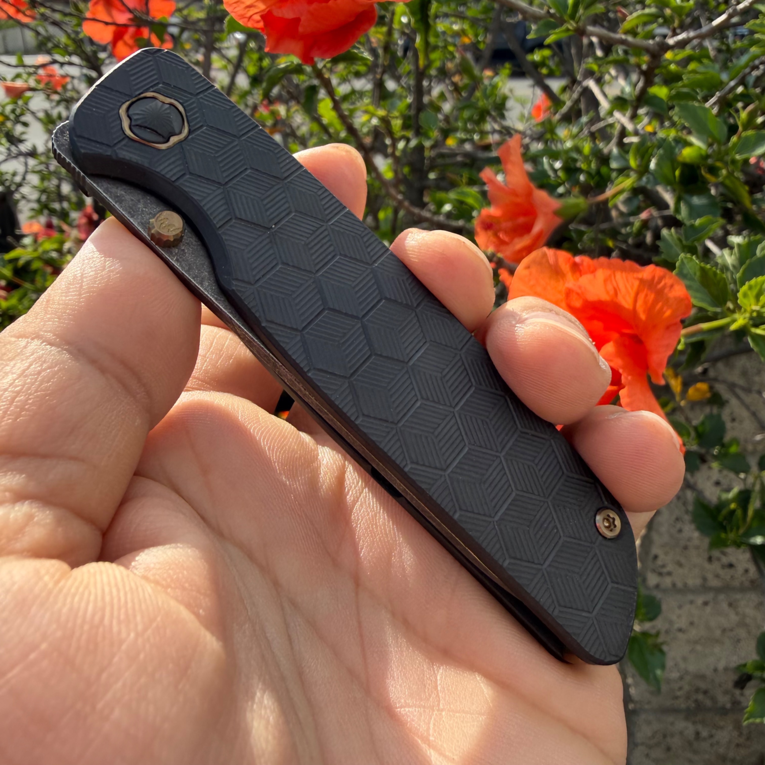Bladebinge - 🔥🔥 Rob Johnson Cypress V3 Knife Salt Water Black Gold Acid ...