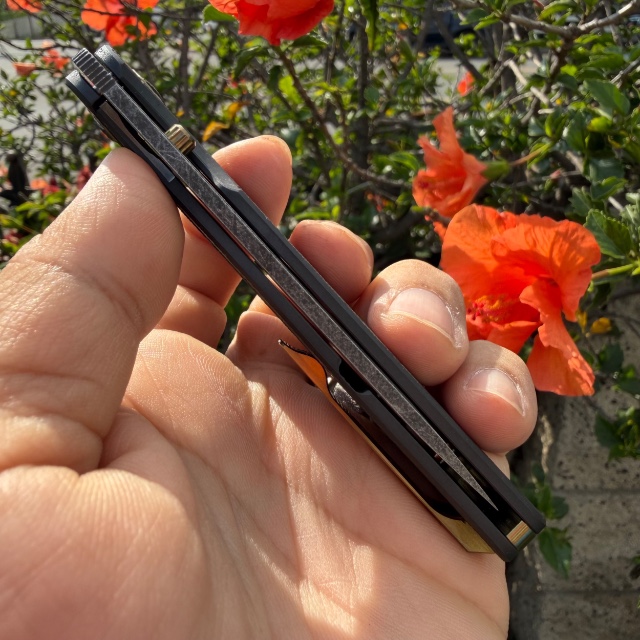 Bladebinge - 🔥🔥 Rob Johnson Cypress V3 Knife Salt Water Black Gold Acid ...